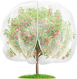 Amazon.com : AggFencer Bird Netting for Garden Protection, 6 x 6 ft Fruit Blueberry Bushes ...