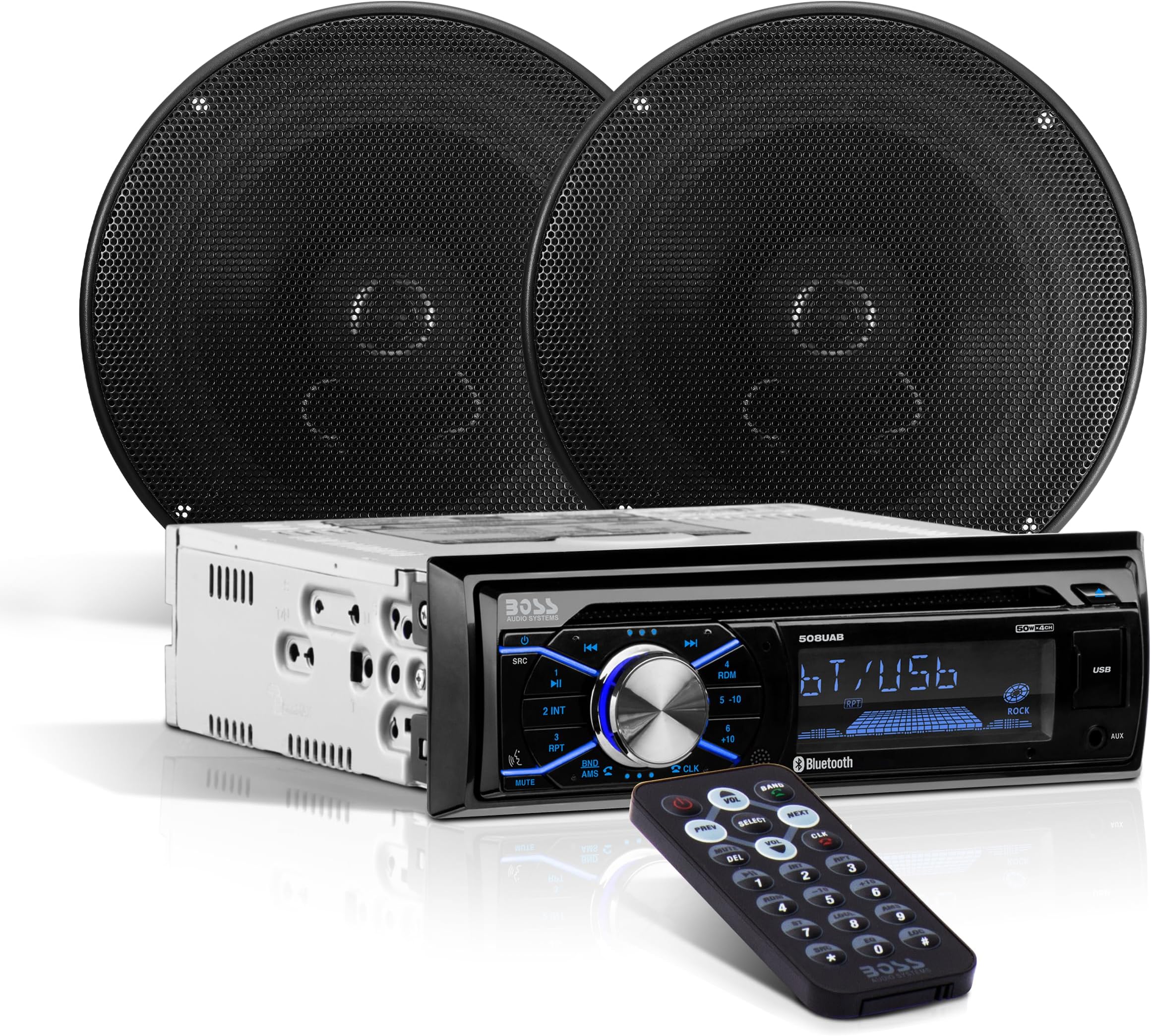 Amazon.com: BOSS Audio Systems 656BCK Car Stereo Package - Single Din ...