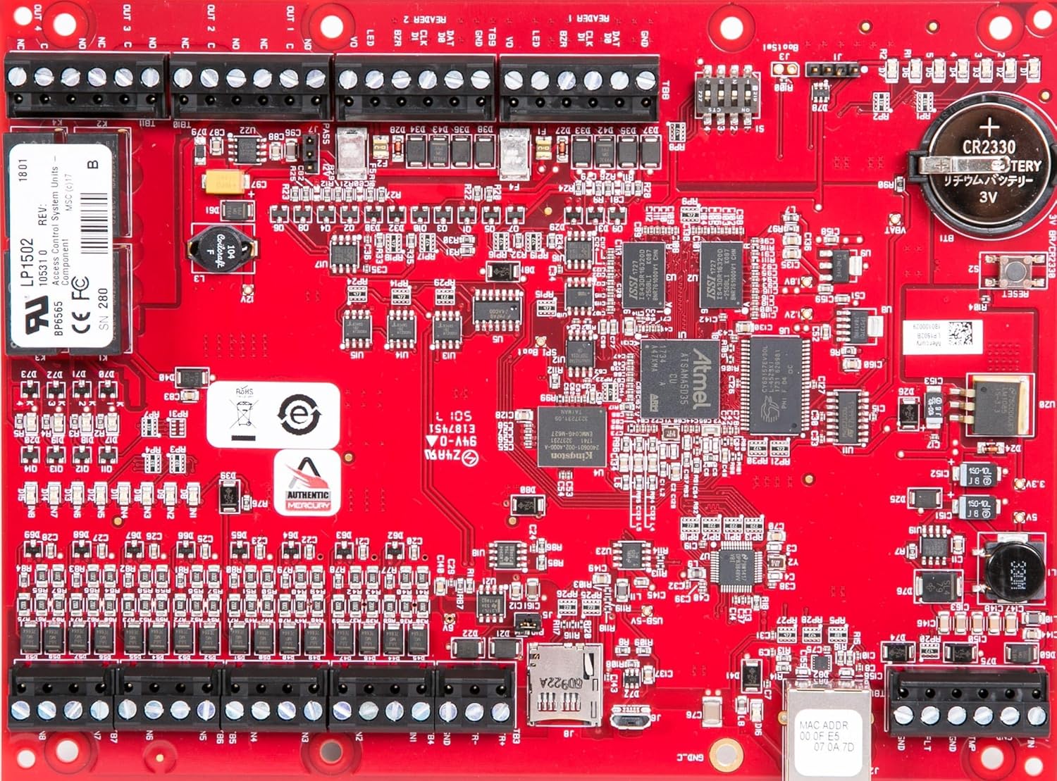 Amazon.com: MERCURY LP1502 Intelligent Controller (4 Readers, 8 Inputs ...