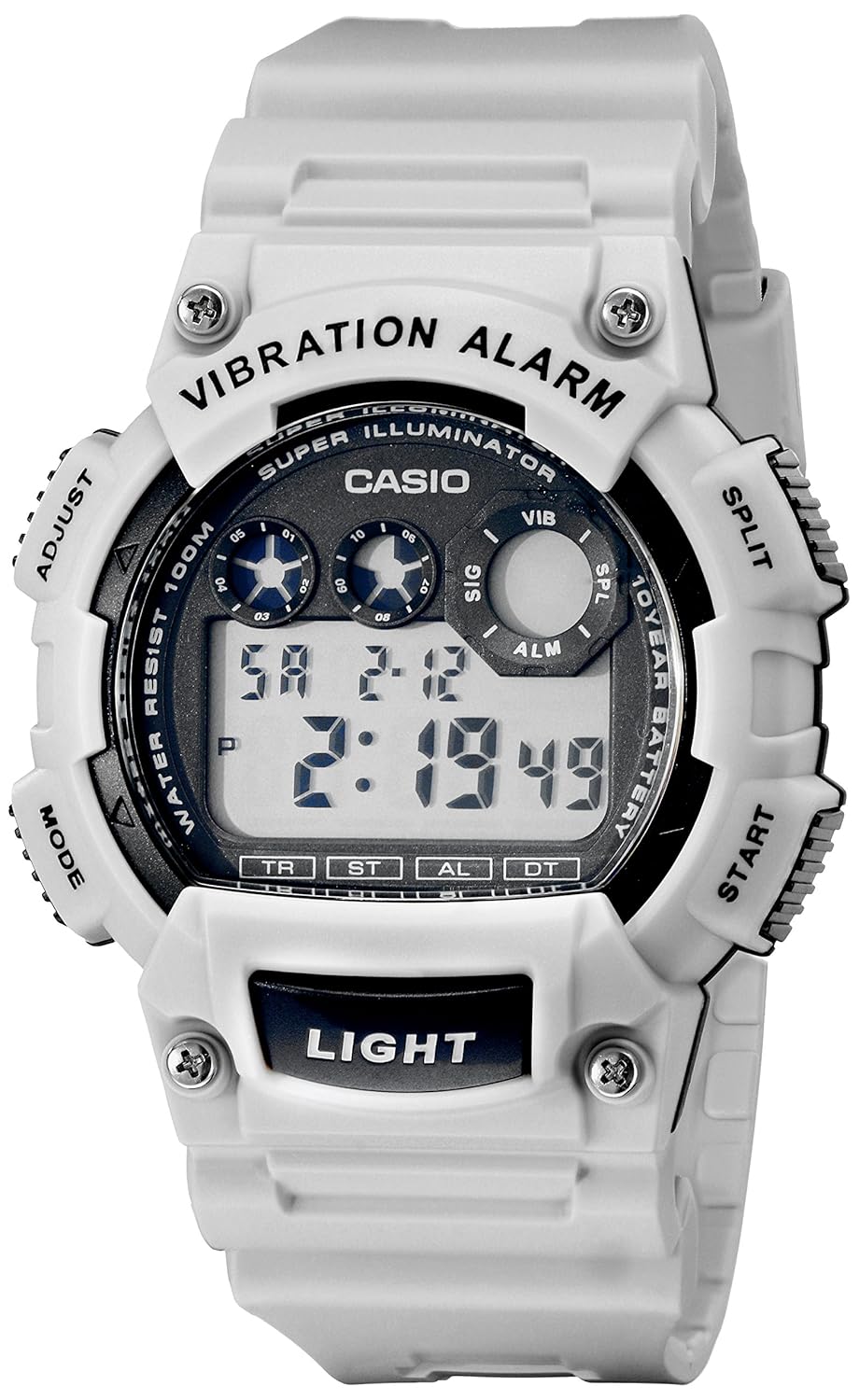 Casio Men's W-735H-8A2VCF Vibration Alarm Digital Watch : Casio: Amazon ...