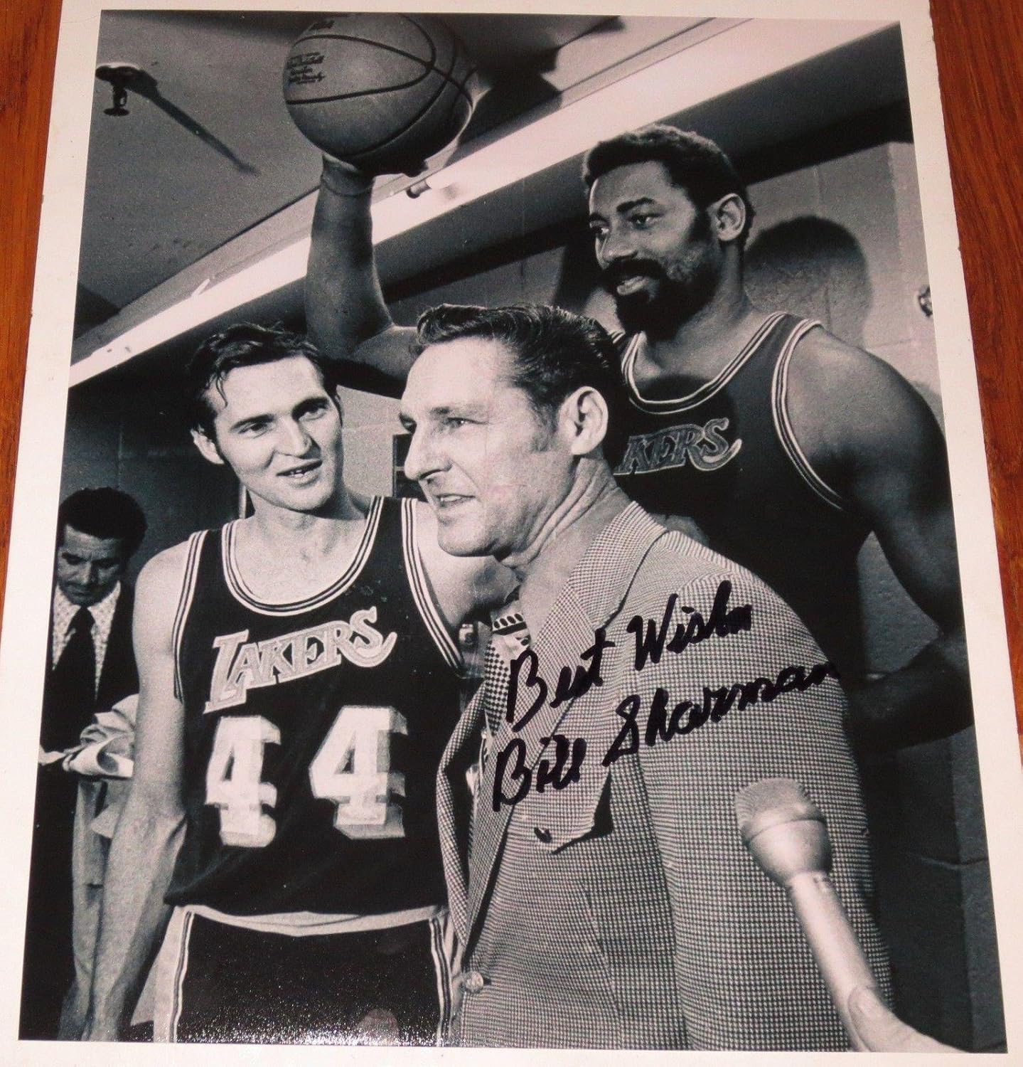 Bill Sharman Autographed Photo - 11x14 Celitcs La Lakers Autograph Coa ...