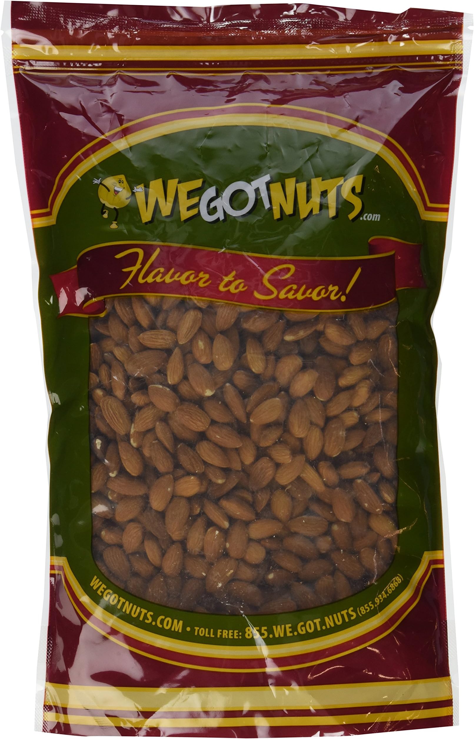 Amazon.com : Natural Raw Almonds (4 Pound Bag) : Grocery & Gourmet Food