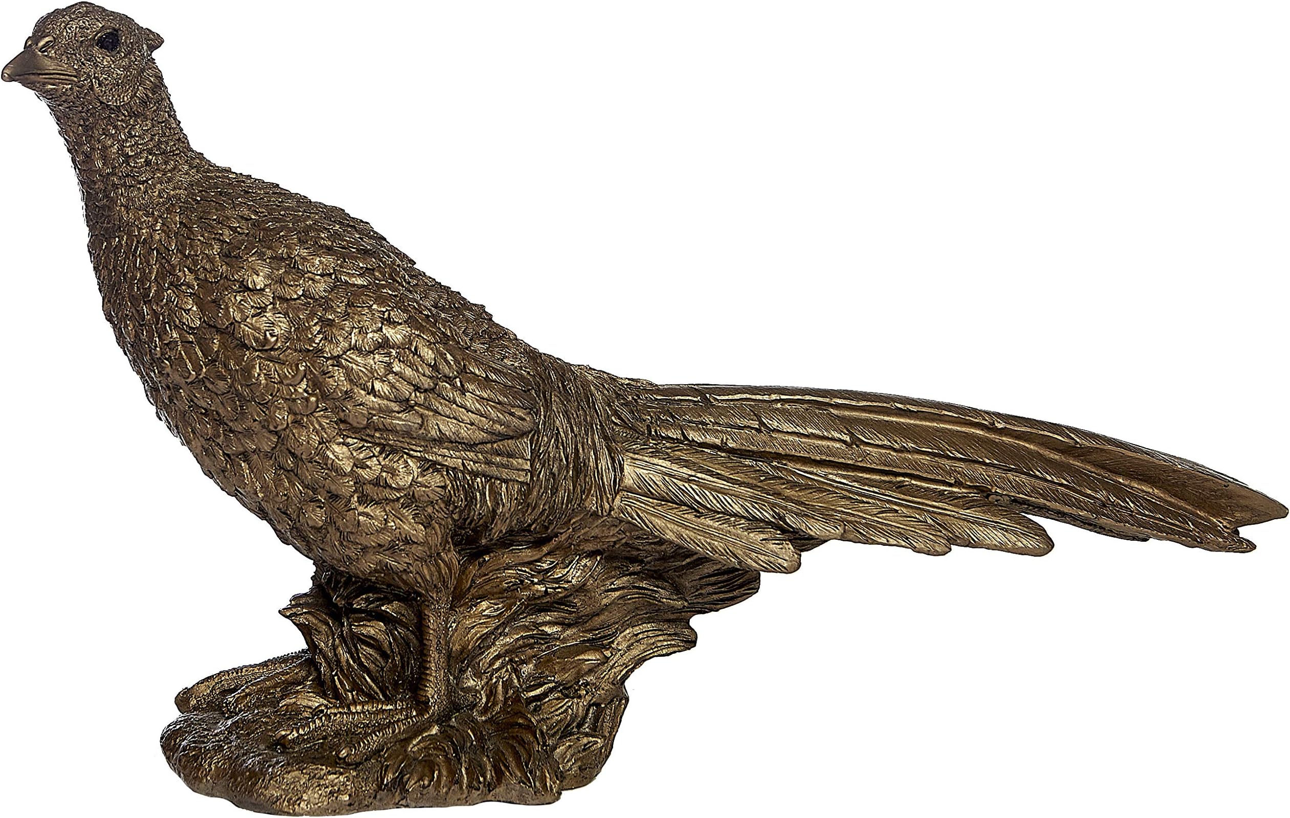 Tom Chambers Resin Bronze Effect Pheasant Ornament Figure Sculpture ...