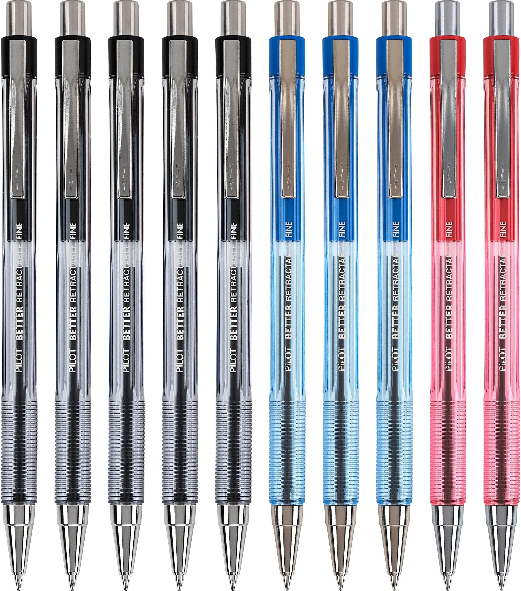 Pilot Better Retractable Ballpoint Pens Fine Point Black Ink at Inez ...
