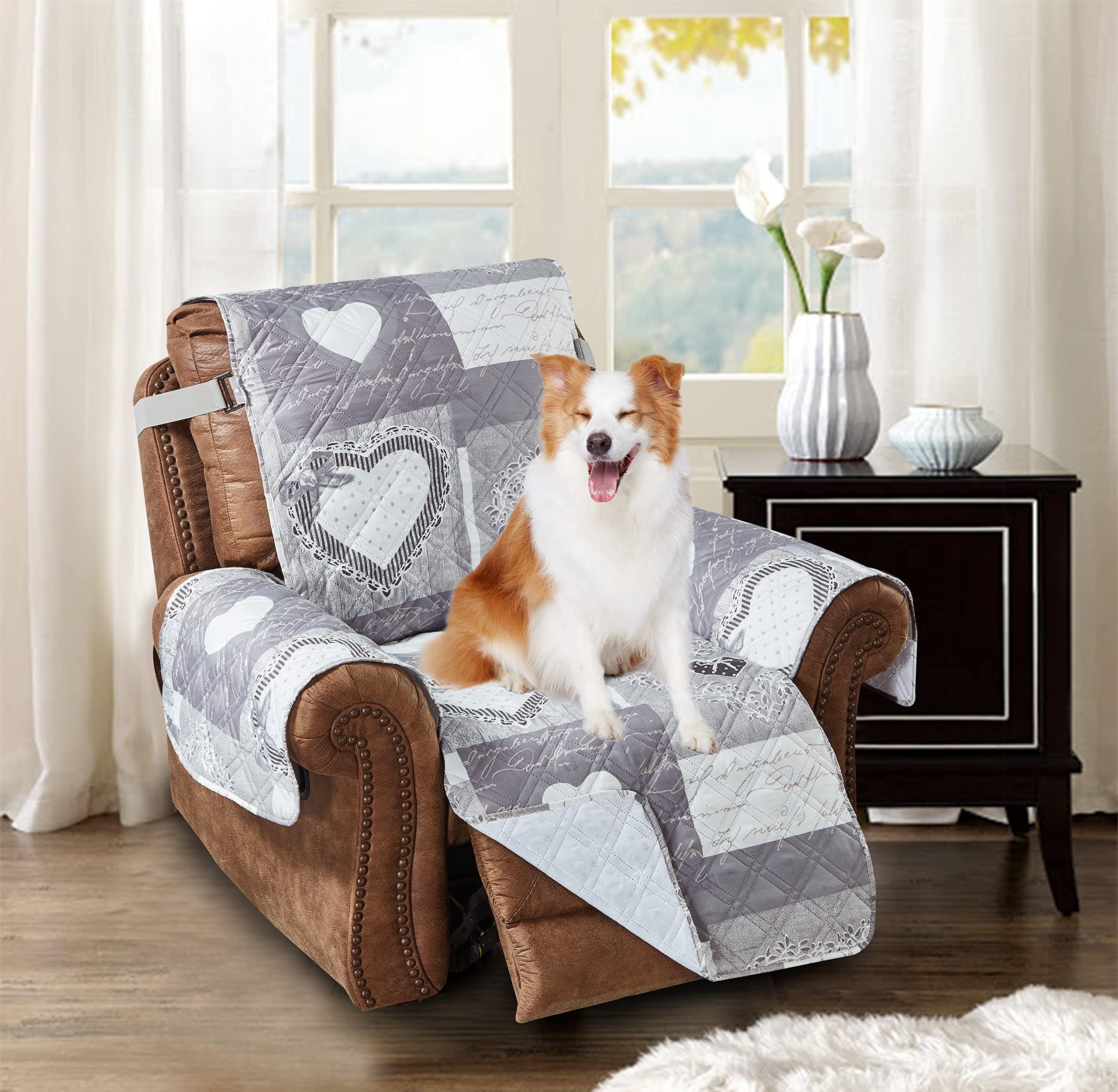Amazon.com: BOCTOPUG Recliner Chair Cover 30 Inches - Sofa Slipcover ...