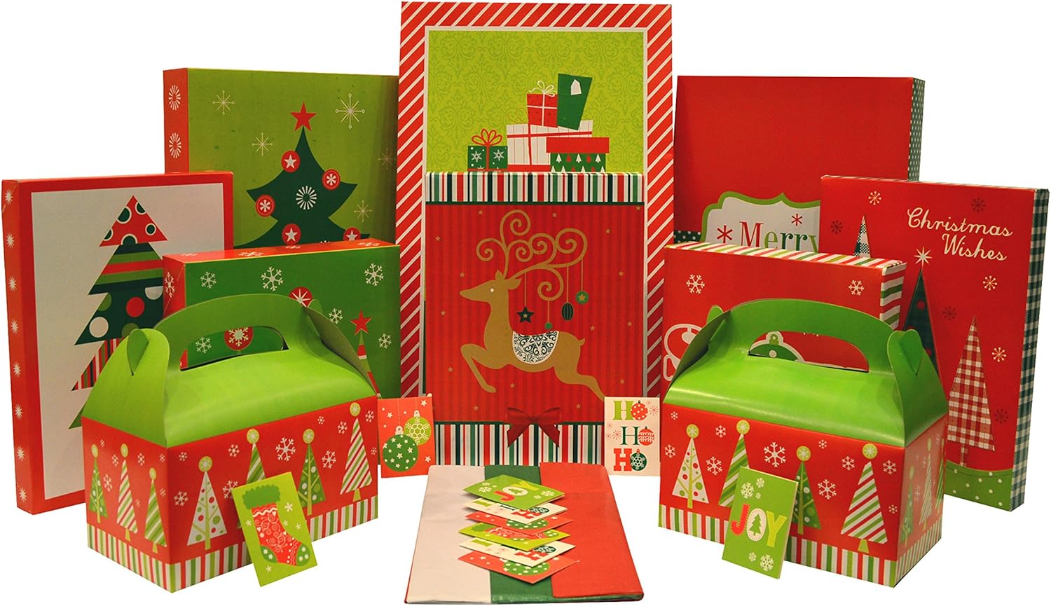 Amazon.com: Holiday Box Set - Kit Contains Boxes, Tags, and Tissue ...