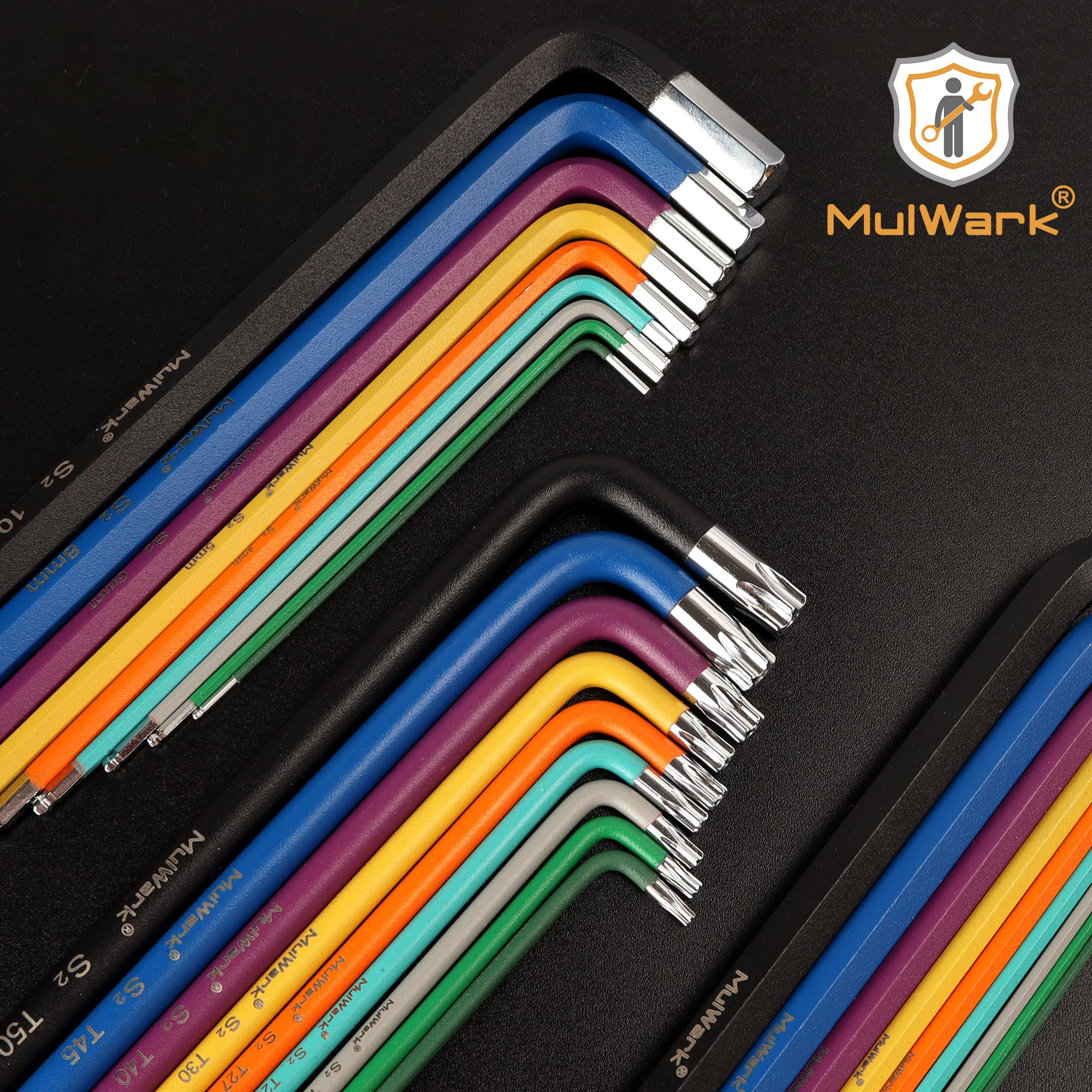 Snapklik.com : MULWARK 28-Piece Allen Wrench Set