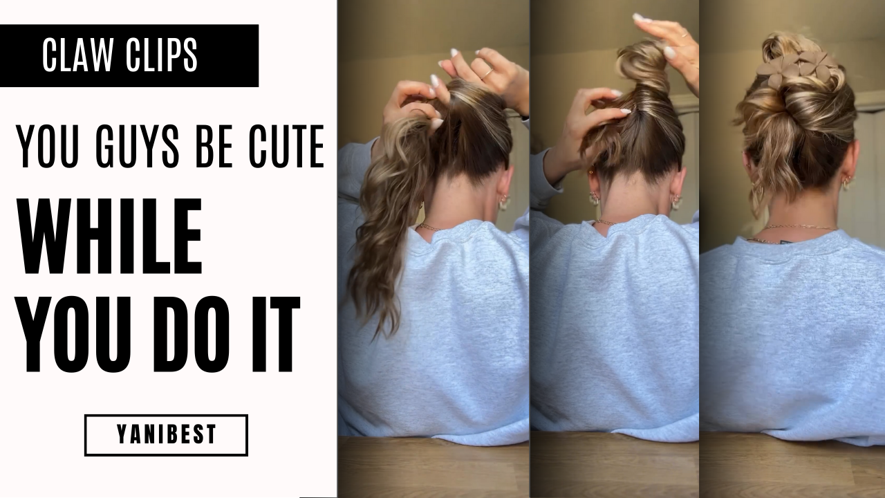 Watch Stylish Lay Flat Claw Clips for All Hair Types on Amazon Live