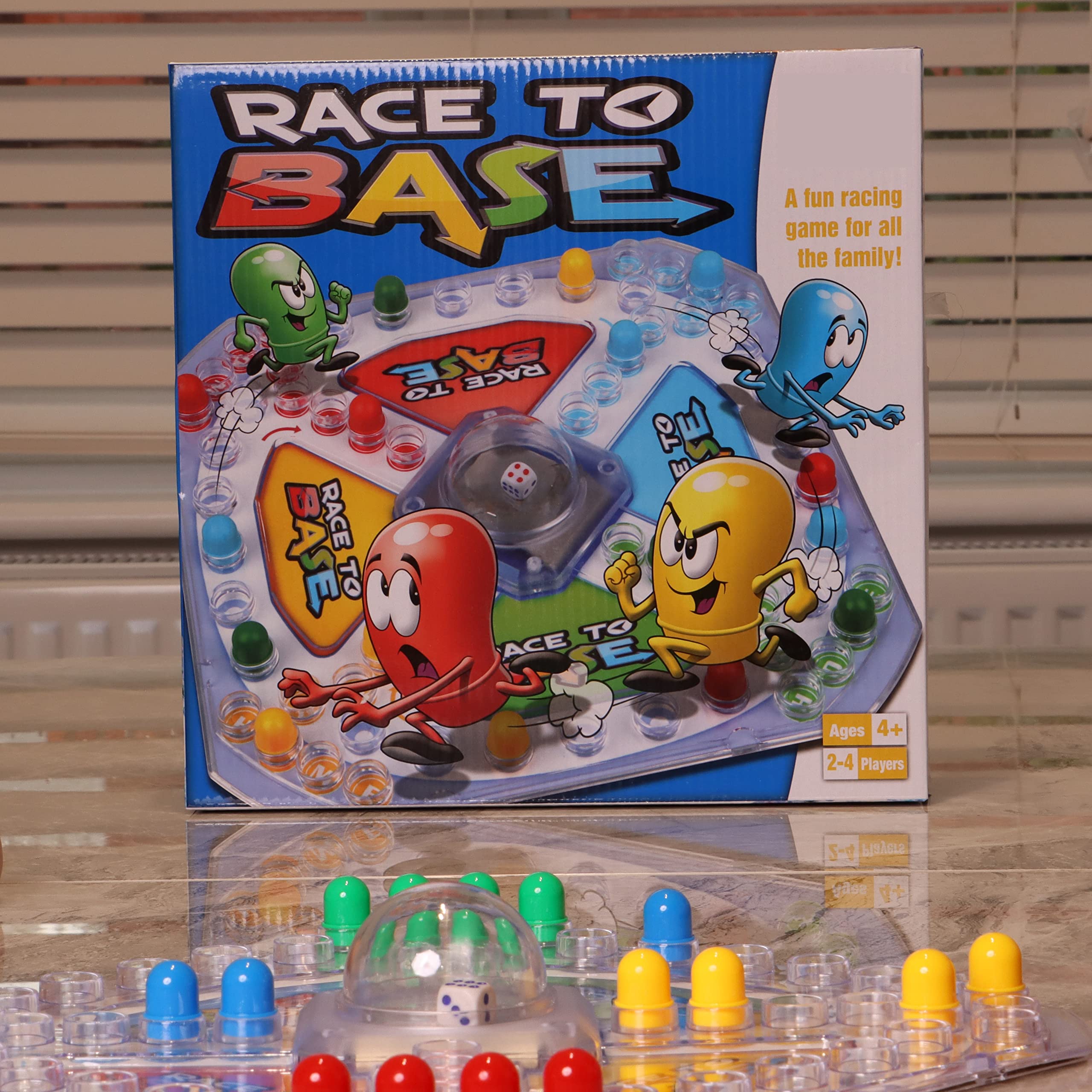 Buy DIVCHI Race To Base Board Game for kids - Racing and Chasing to ...