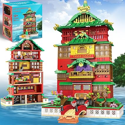 Amazon.com: LeBrickCrt Janpanese Anime Architecture Building Blocks ...