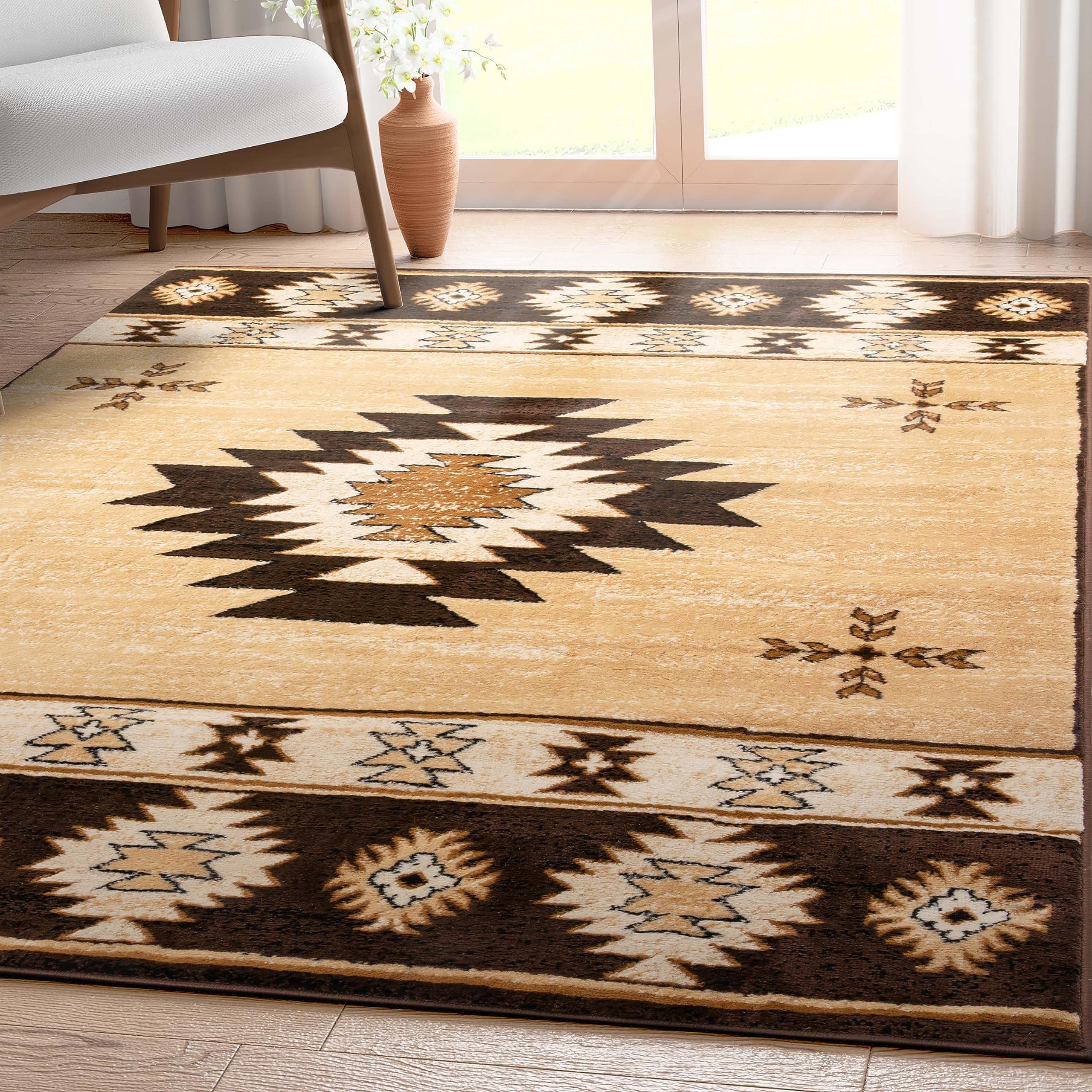 Amazon.com: Champion Rugs Southwest Native American Navajo Aztec Indian ...