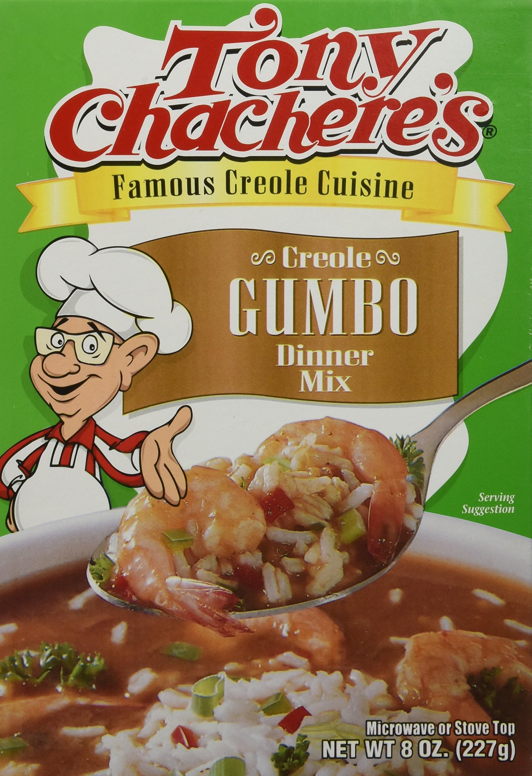 Amazon.com : Tony Chachere's Creole Gumbo Dinner Mix : Cajun Seasonings : Grocery & Gourmet Food