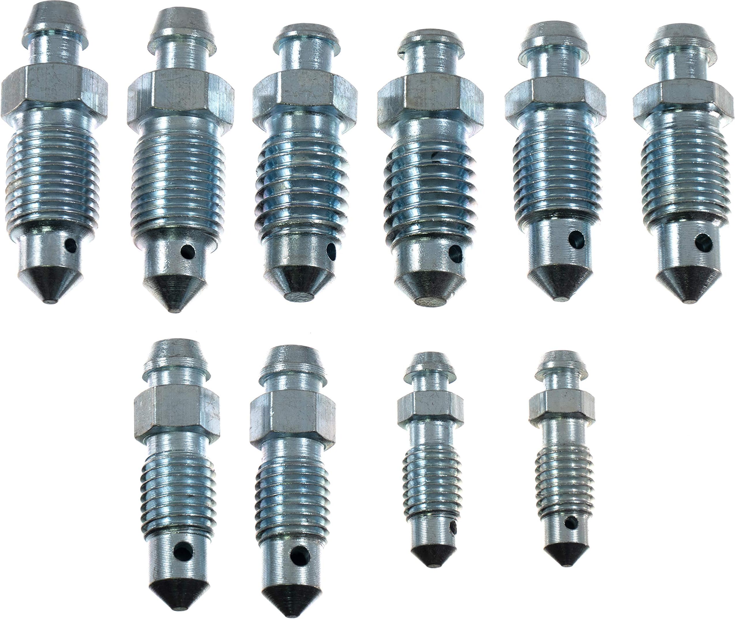 Amazon.com: APDTY 24050 Bleeder Screw Assortment Kit : Automotive