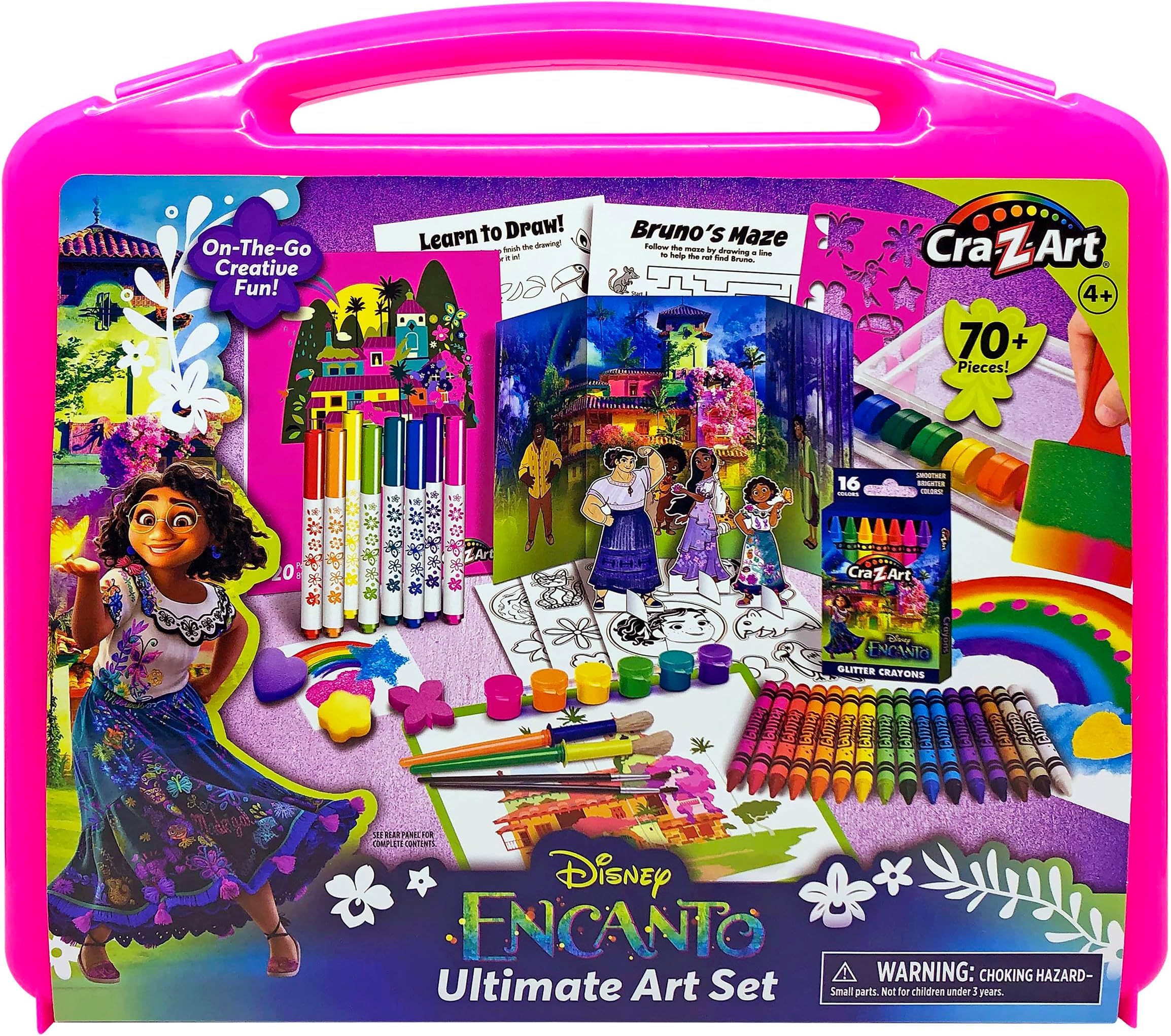 Amazon.com: Cra-Z-Art Disney Encanto Ultimate Art Studio, Rainbow Kids ...