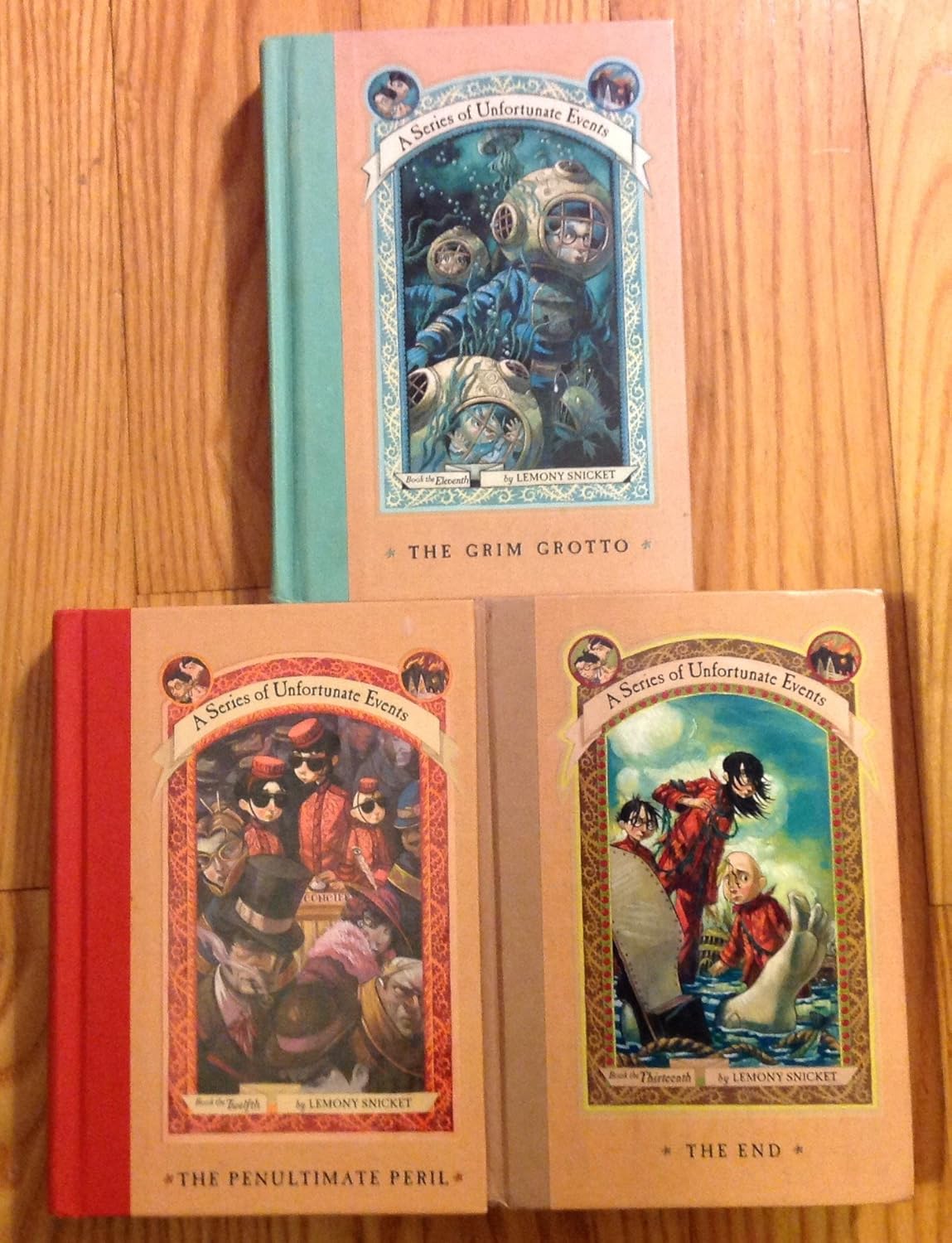 3 Books! #11,#12,#13 1 The Grim Grotto 2 The Penultimate Peril 3 The ...