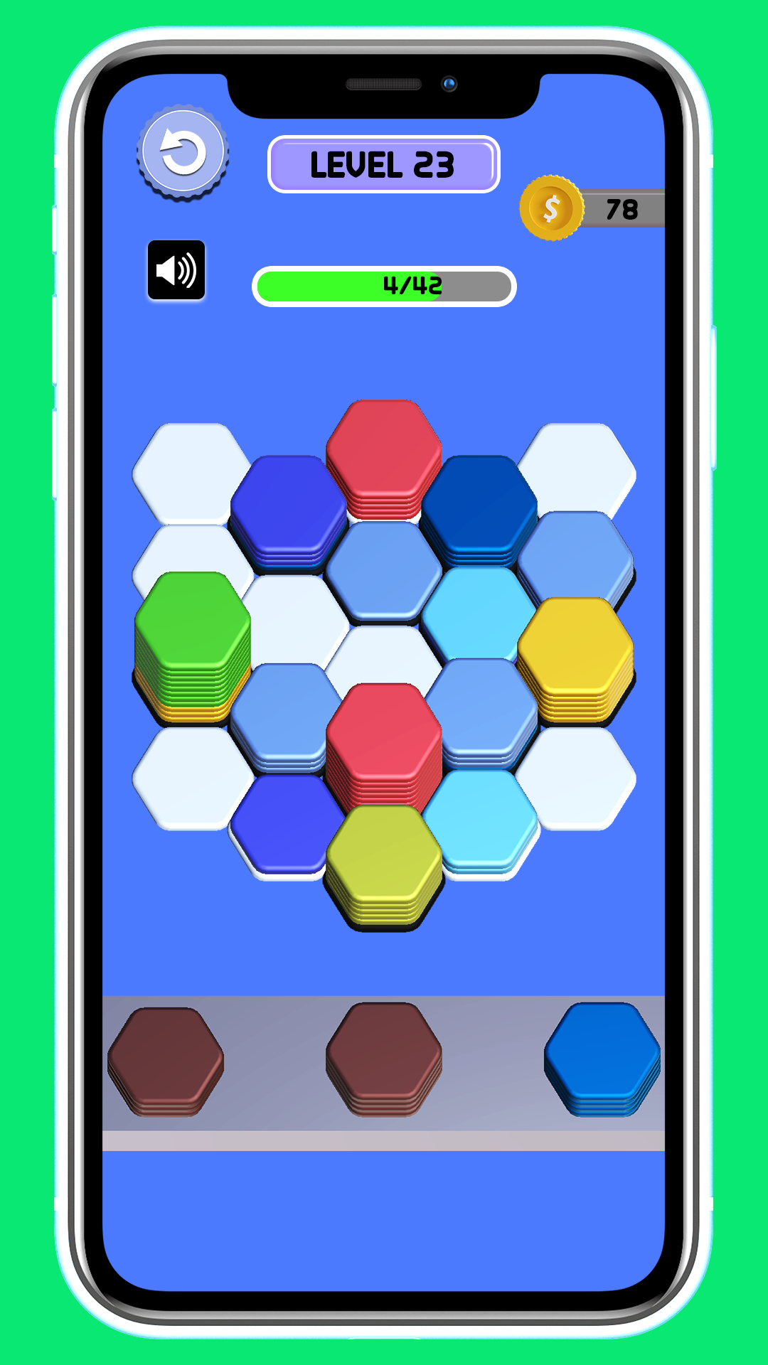 Hexa Sort Puzzle Master 3D: Merge Hexa's Color Block Match Puzzle Game ...