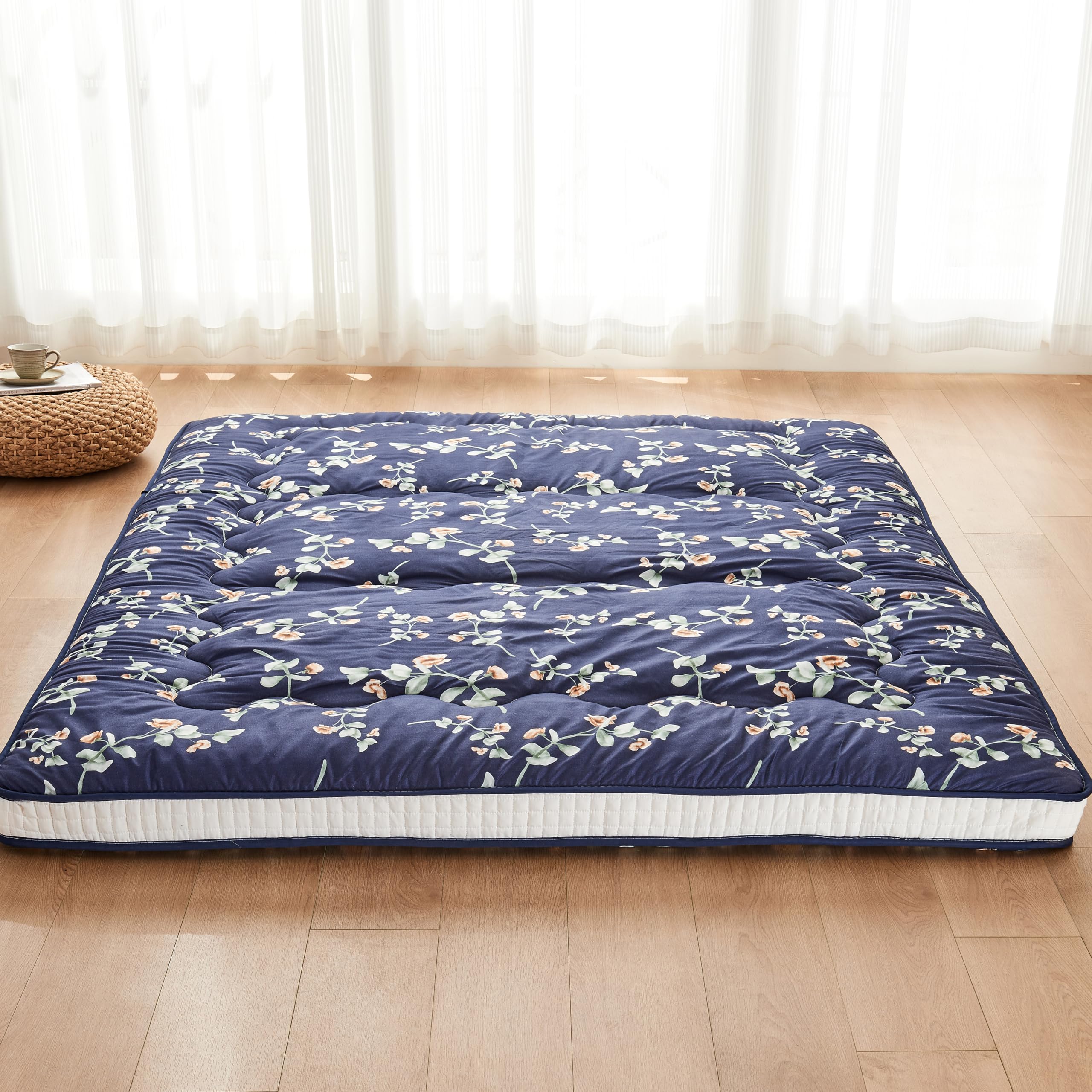 Amazon.com: Dr.Futon Japanese Floor Futon Mattress Extra Thick Folding ...