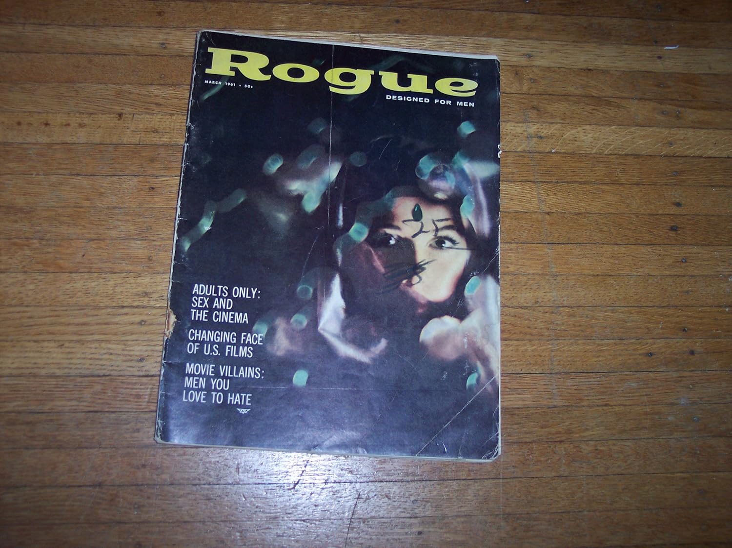 March 1961 Rogue Magazine- Designed for Men w Harlan Ellison: Hamling ...