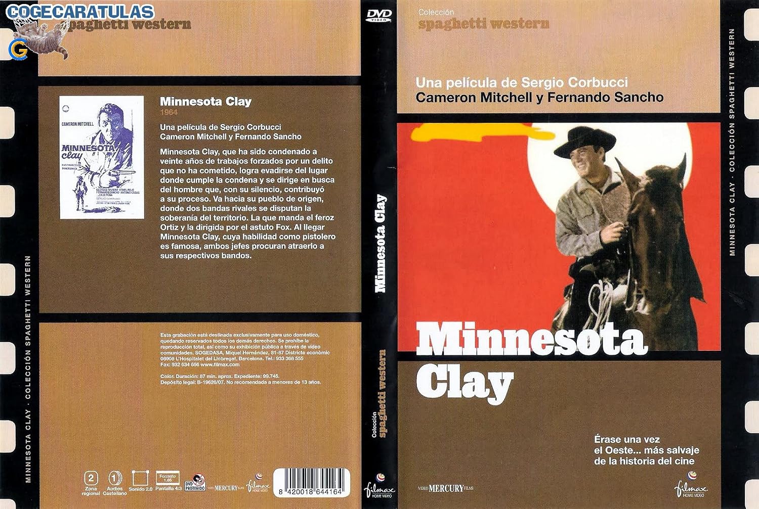 Minnesota_Clay [DVD]: Amazon.es: Cameron Mitchell, Fernando Sancho ...