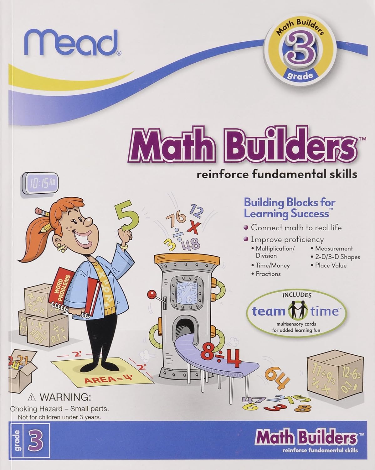 Amazon.com : Mead Math Builders, Grade 3 (48052) : Early Childhood ...