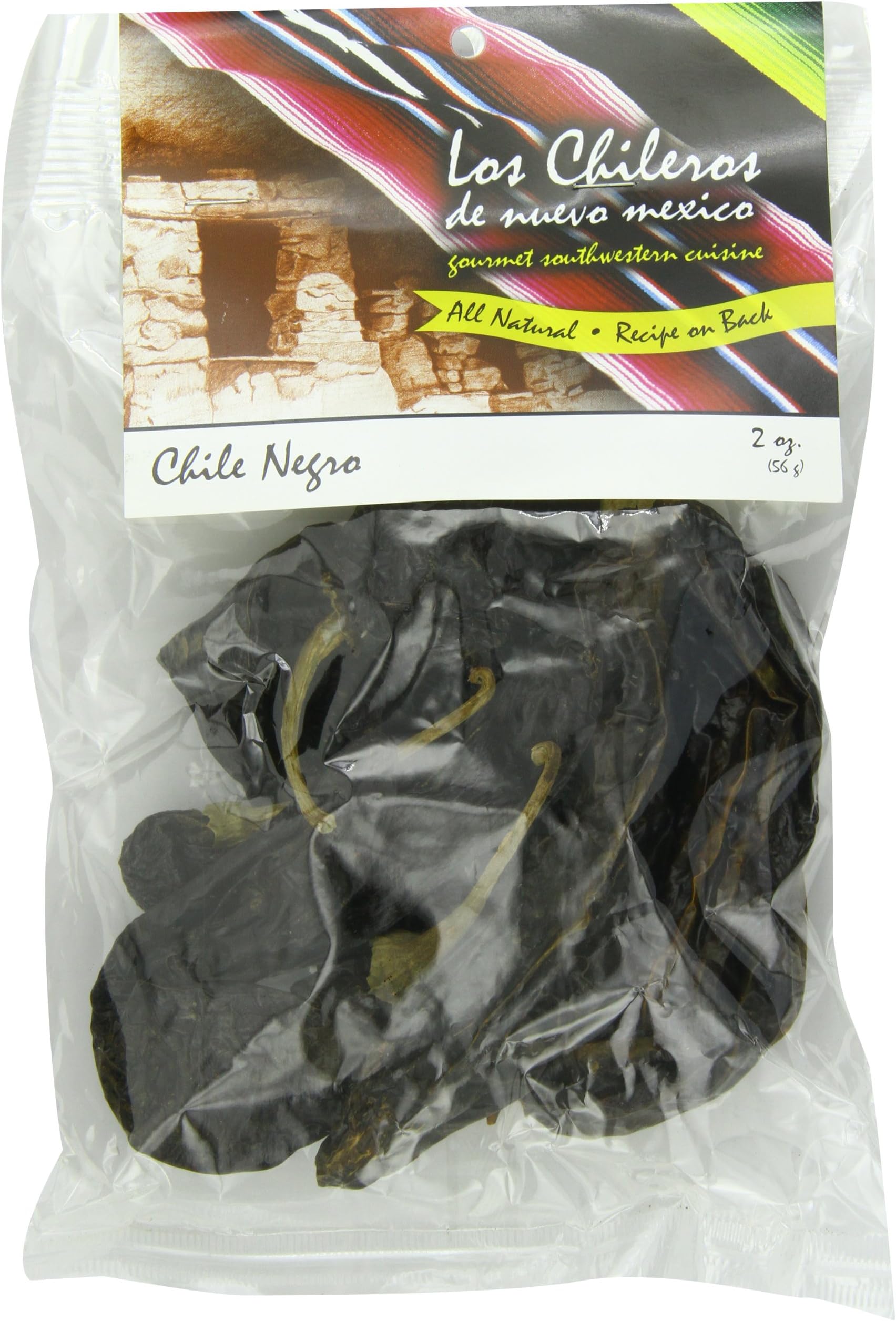 Amazon.com : Los Chileros Chile Negro, Whole, 2 Ounce : Single Spices ...