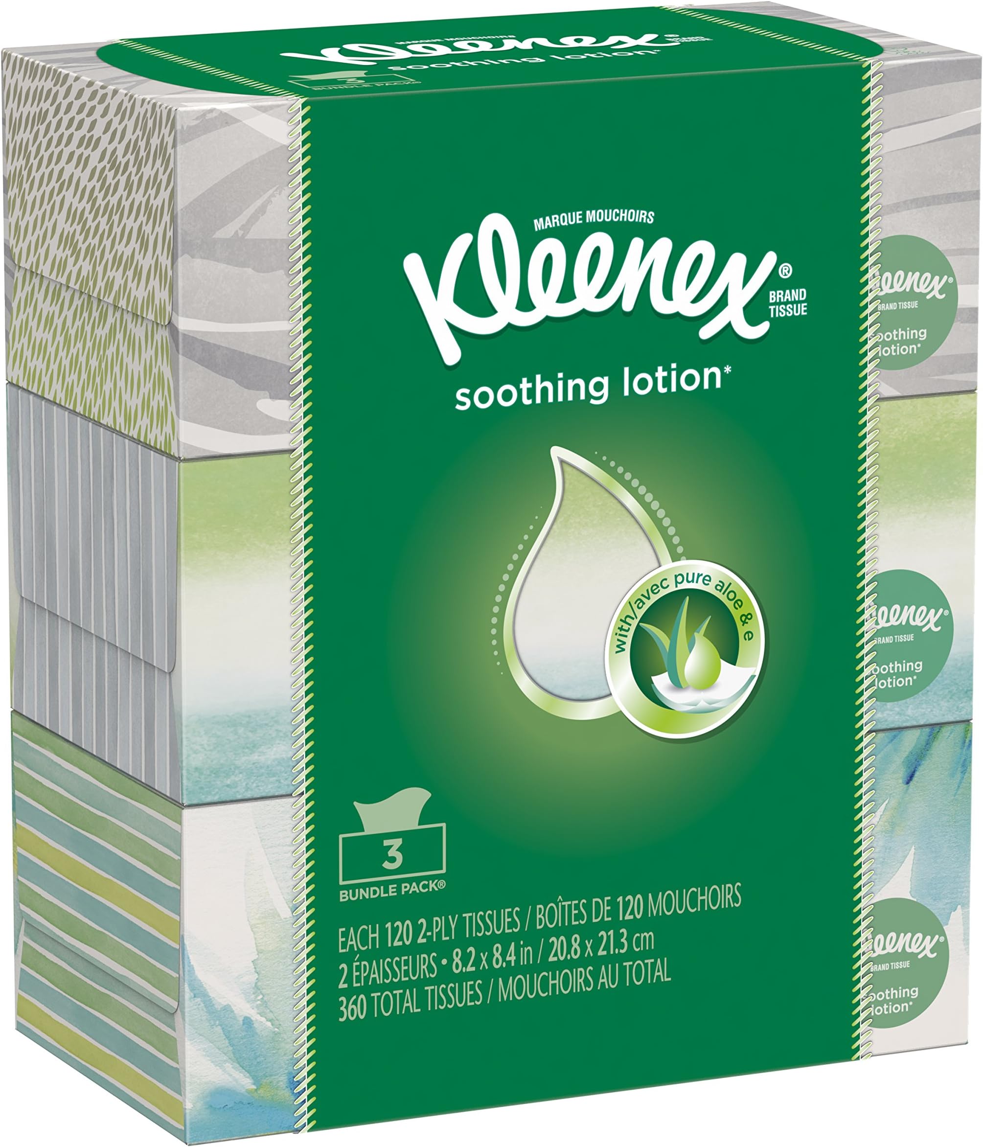 Amazon.com: Kleenex Perfect Fit Facial Tissue Tube, 50 Count - (Pack of ...