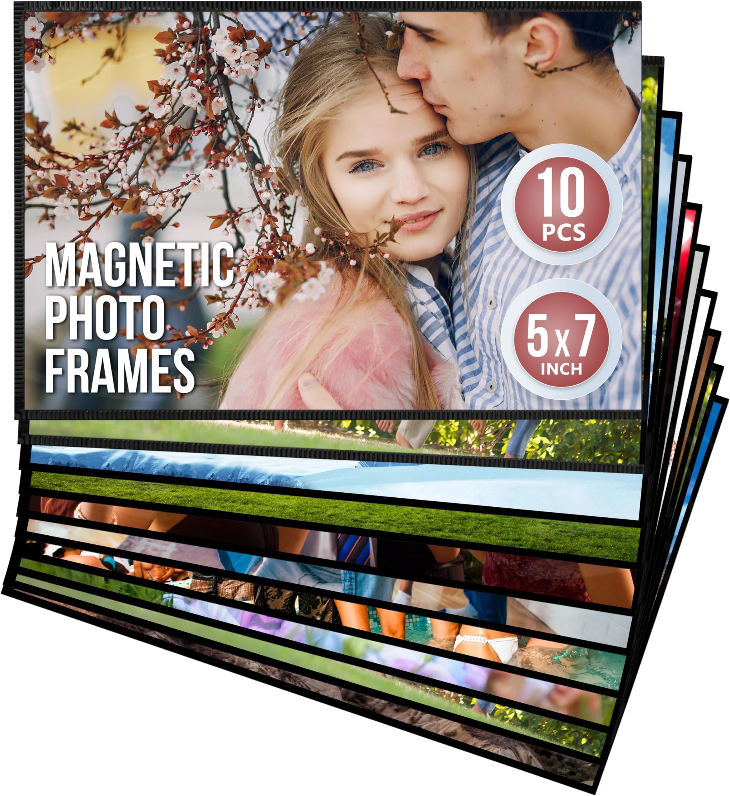 Amazon.com - STTMGN 5X7 Magnetic Picture Frames for Fridge (20 Pack ...