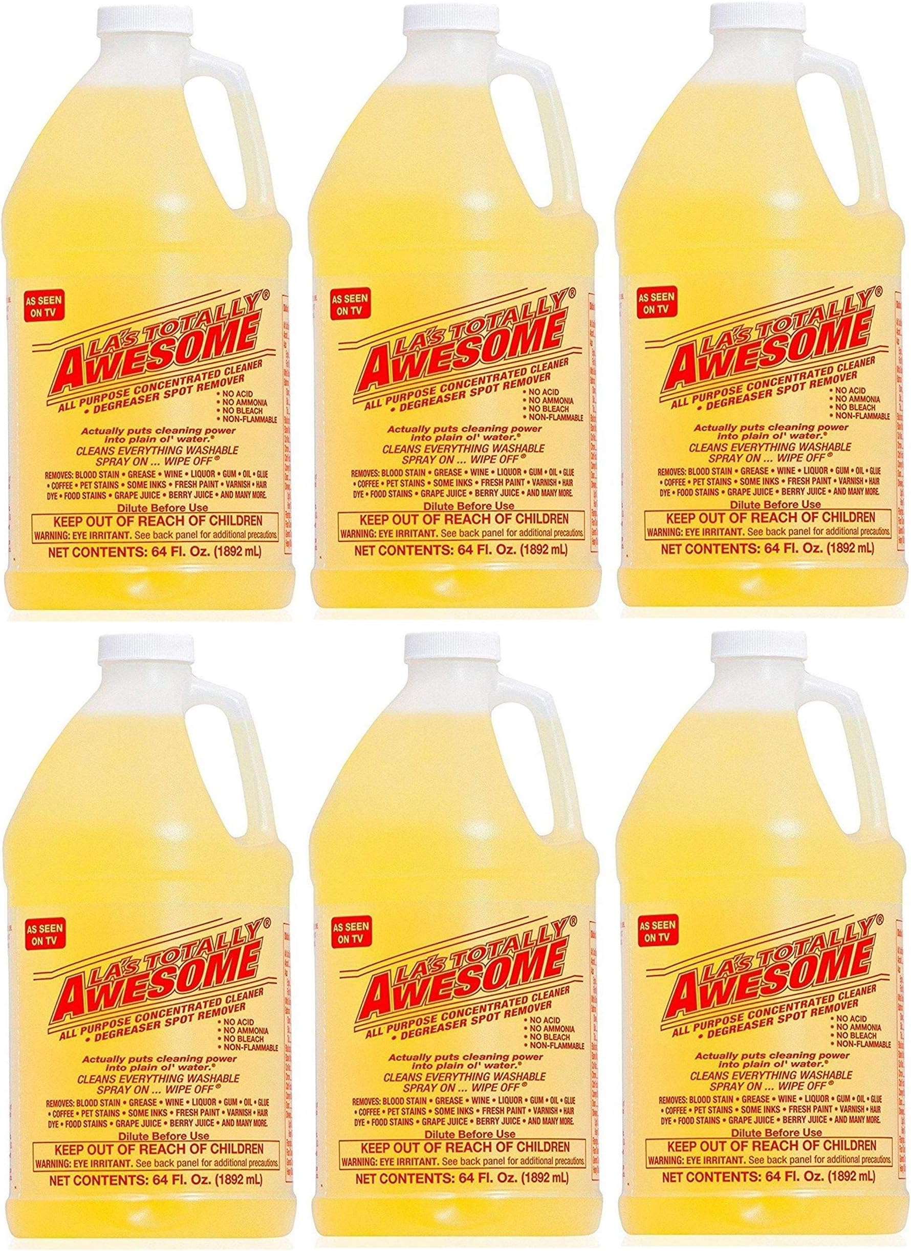 Amazon.com: La's Totally Awesome All-Purpose Cleaner & Degreaser, 64oz ...