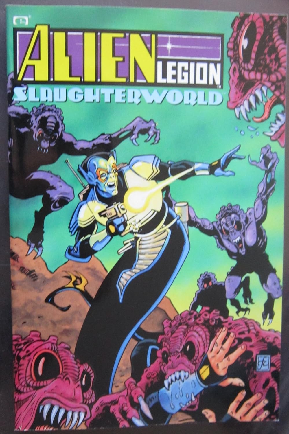 Amazon.com: Alien Legion: Slaughter World: 9780871357632: Zelenetz ...