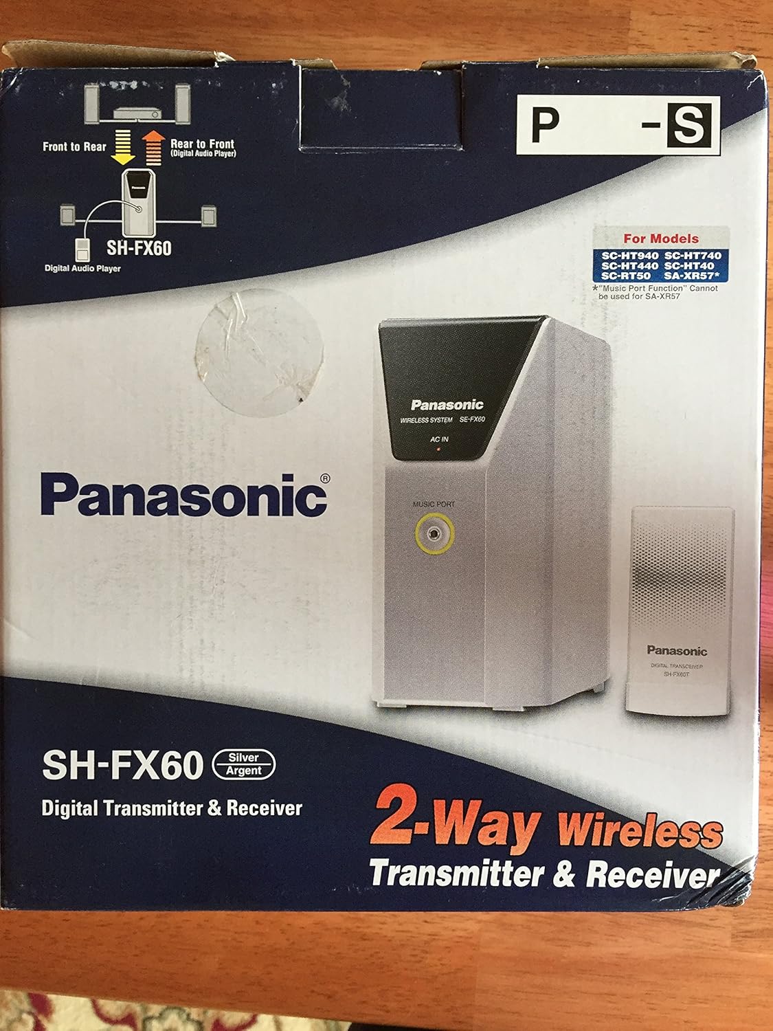 Panasonic SH-FX60 Kit de actualización inalámbrica Trasera ...