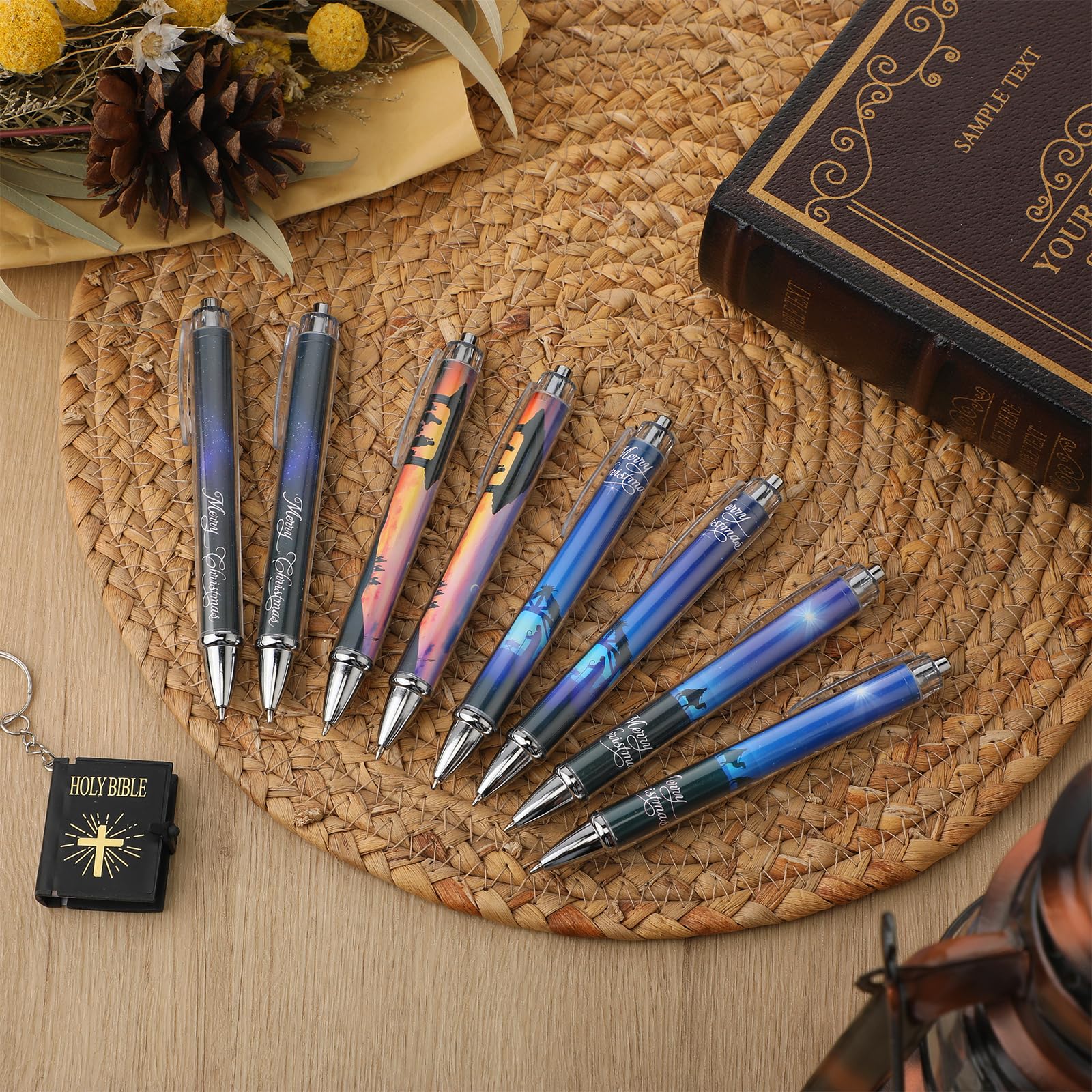 Snapklik.com : Yeaqee 48 Pcs Christian Pens Bulk Bible Verse Religious ...