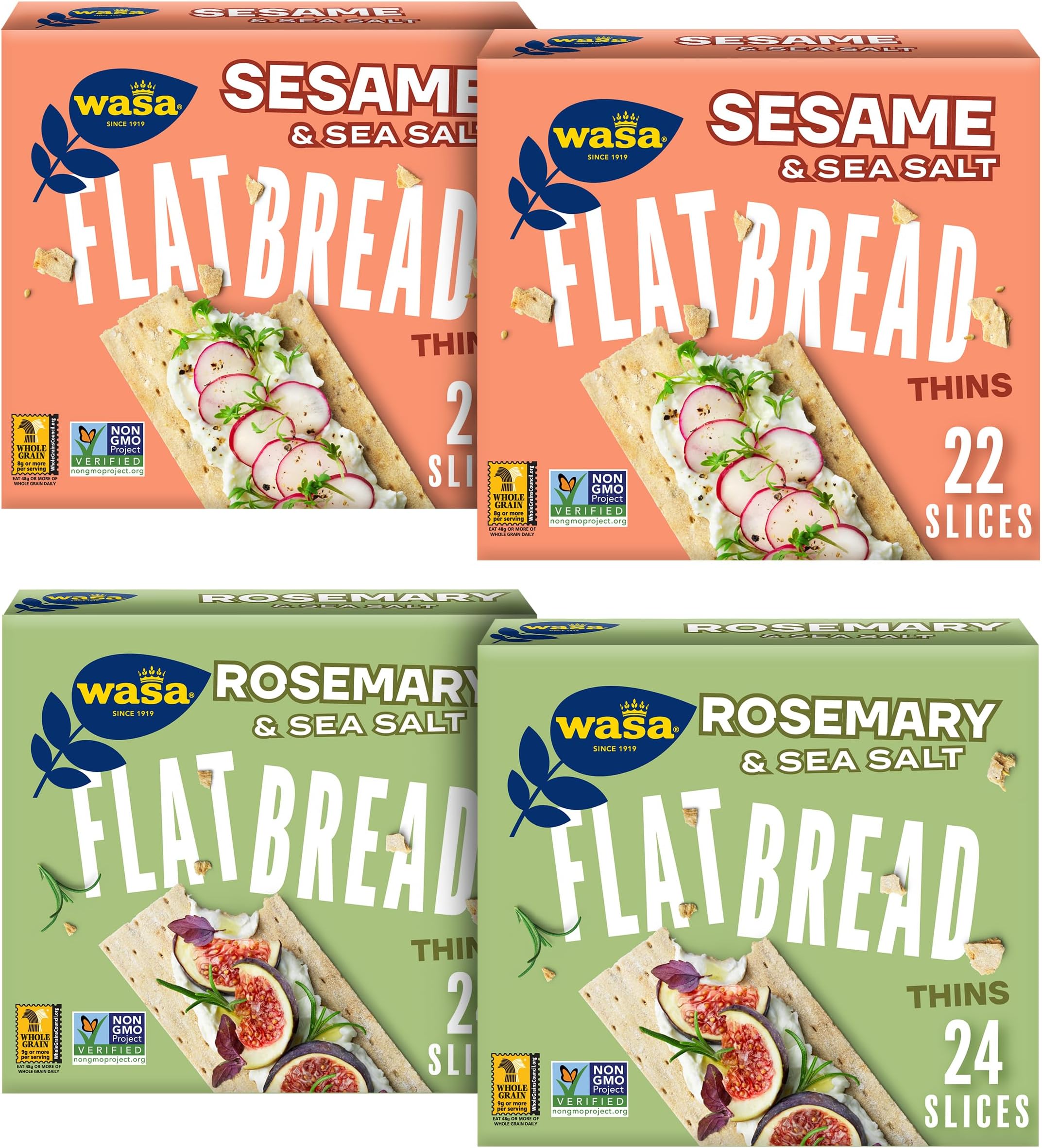 Amazon.com: Melba Toast Flatbread Crackers - Original - Natural Thin ...