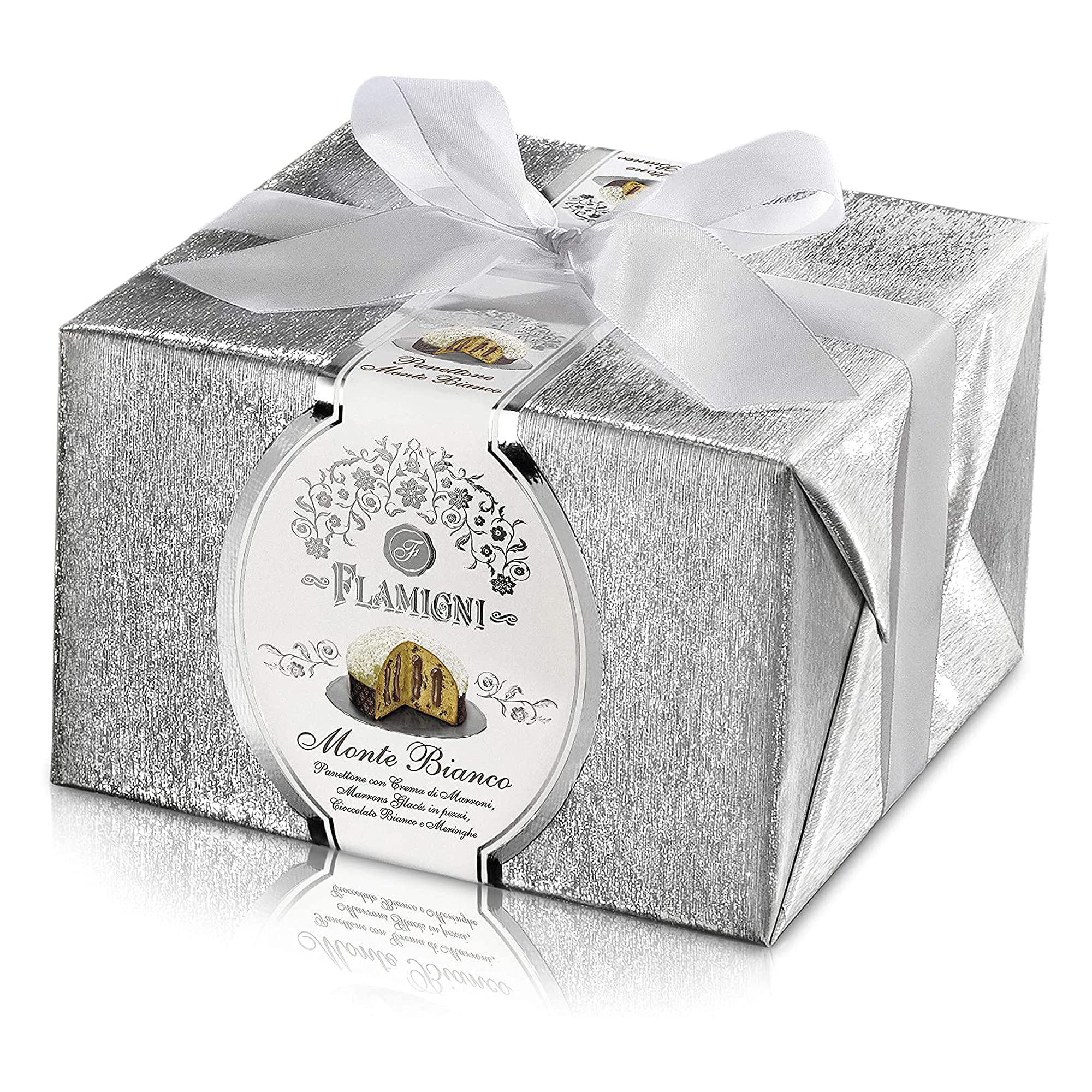 Buy FLAMIGNI, Artisan Italian Panettone Stuffed Mont Blanc with ...