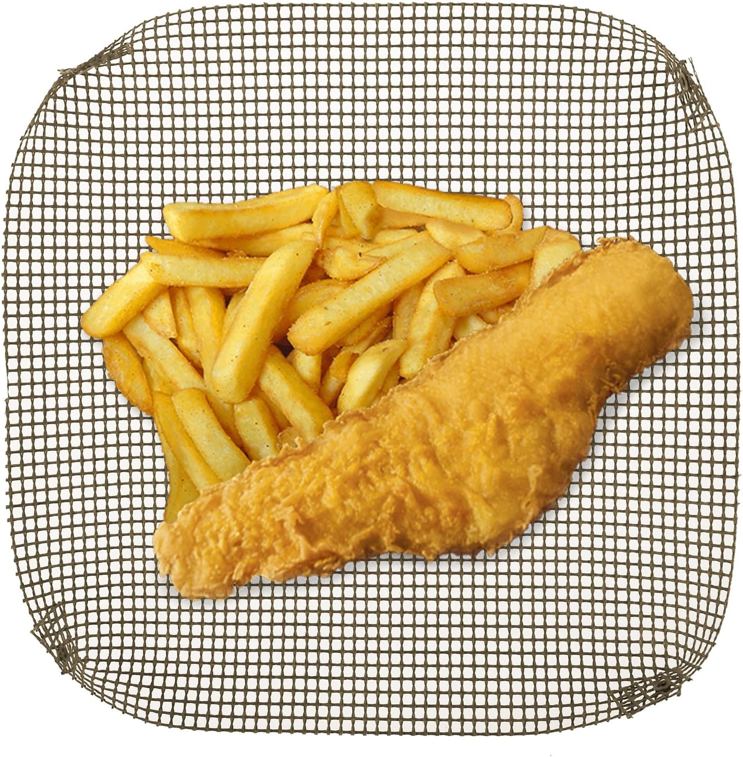 2 x Quickachips Non Stick Oven Mesh Tray Ideal For Chips Pizza Wedges ...