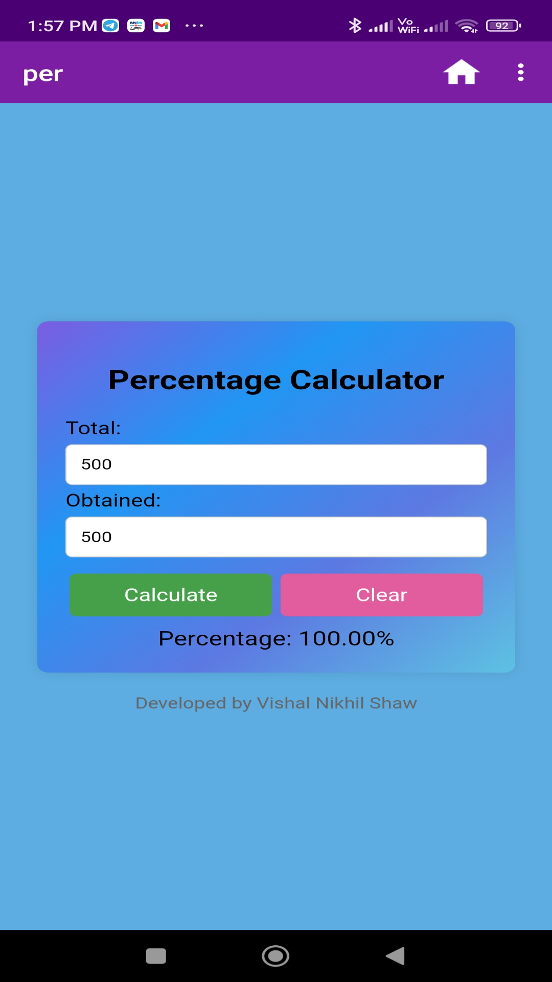Percentage Calculator - App on Amazon Appstore