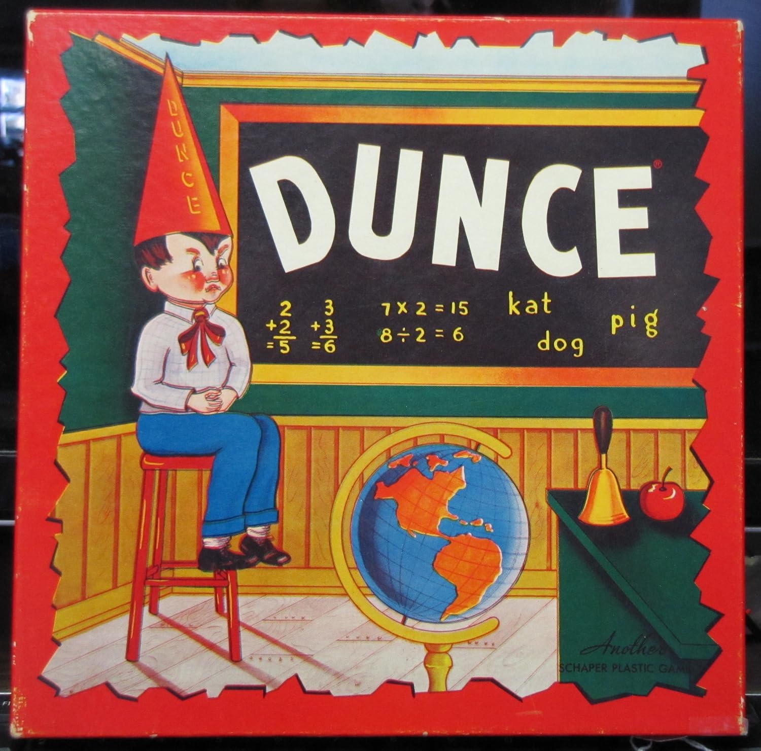 Amazon.com: DUNCE: THE GAME OF DUNCE - VINTAGE 1955 : Toys & Games