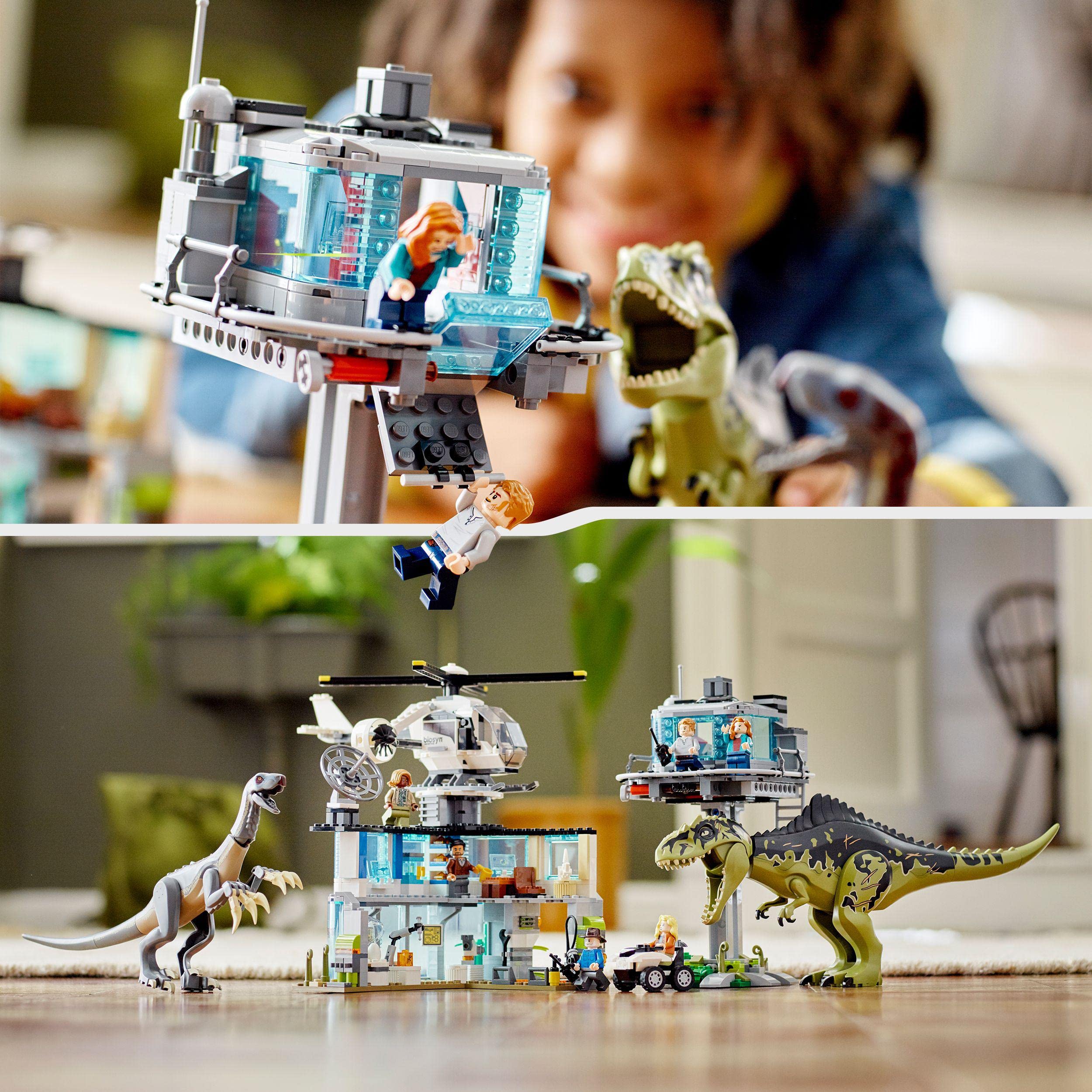 Buy LEGO 76949 Jurassic World Giganotosaurus & Therizinosaurus Attack ...