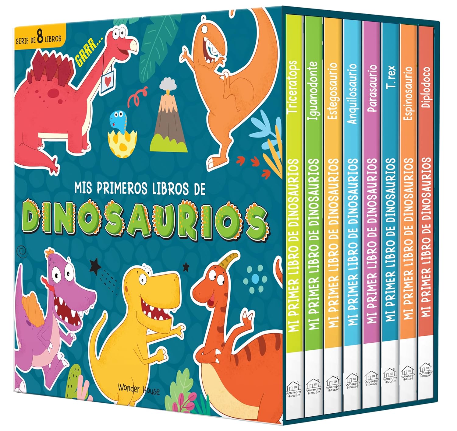 My First Dino Board Book Boxed Set- Spanish (Spanish Edition): Wonder ...