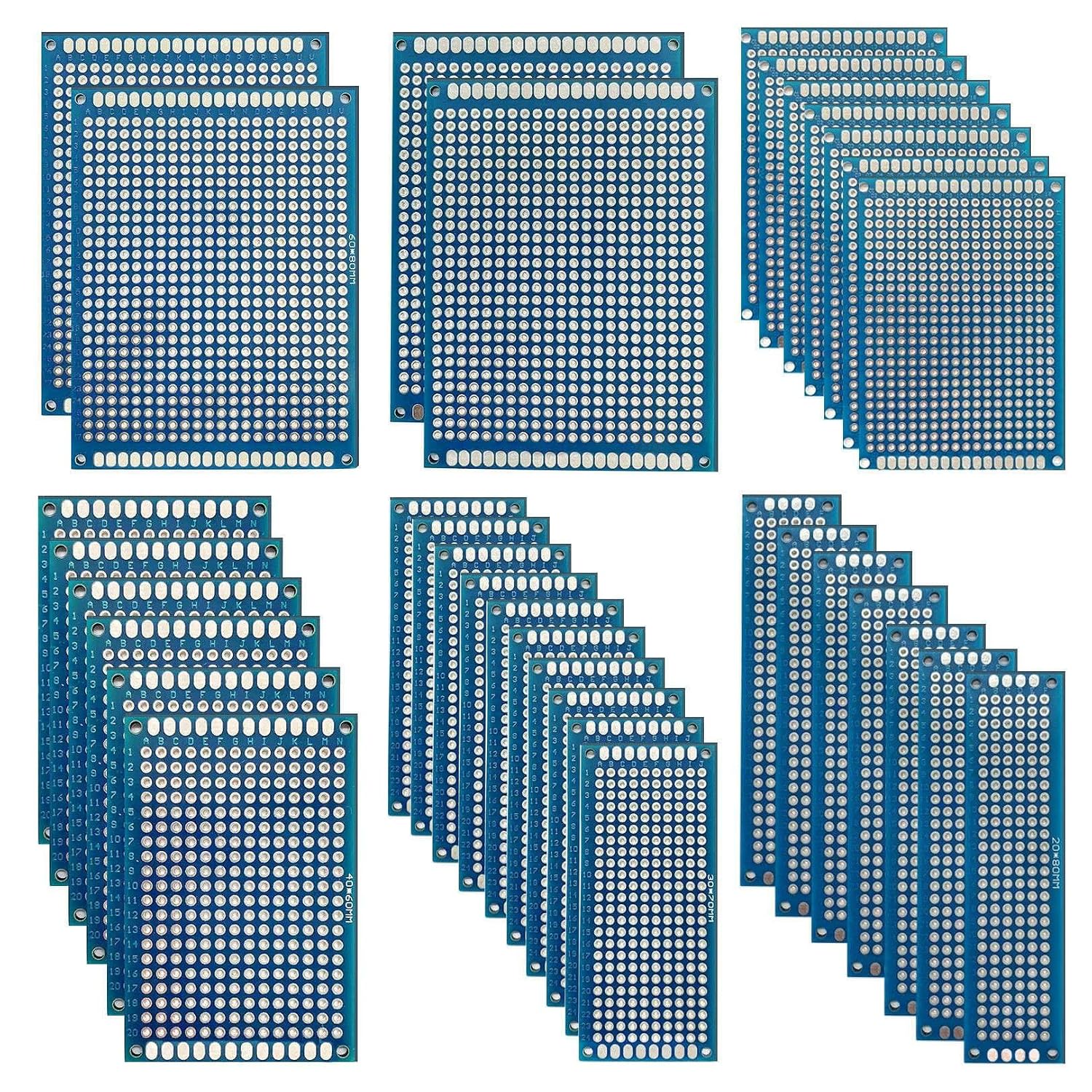Amazon.com: QeeaHuuo 6 Values - Kit de 34 piezas de placa de PCB de ...