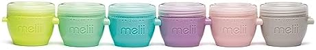 Amazon.com : melii Snap & Go Baby Food Storage Containers - 6 Pack ...
