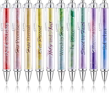 Amazon.com : Mr. Pen- Christian Pen Set, 10 Pack, Gradient Style, Black ...