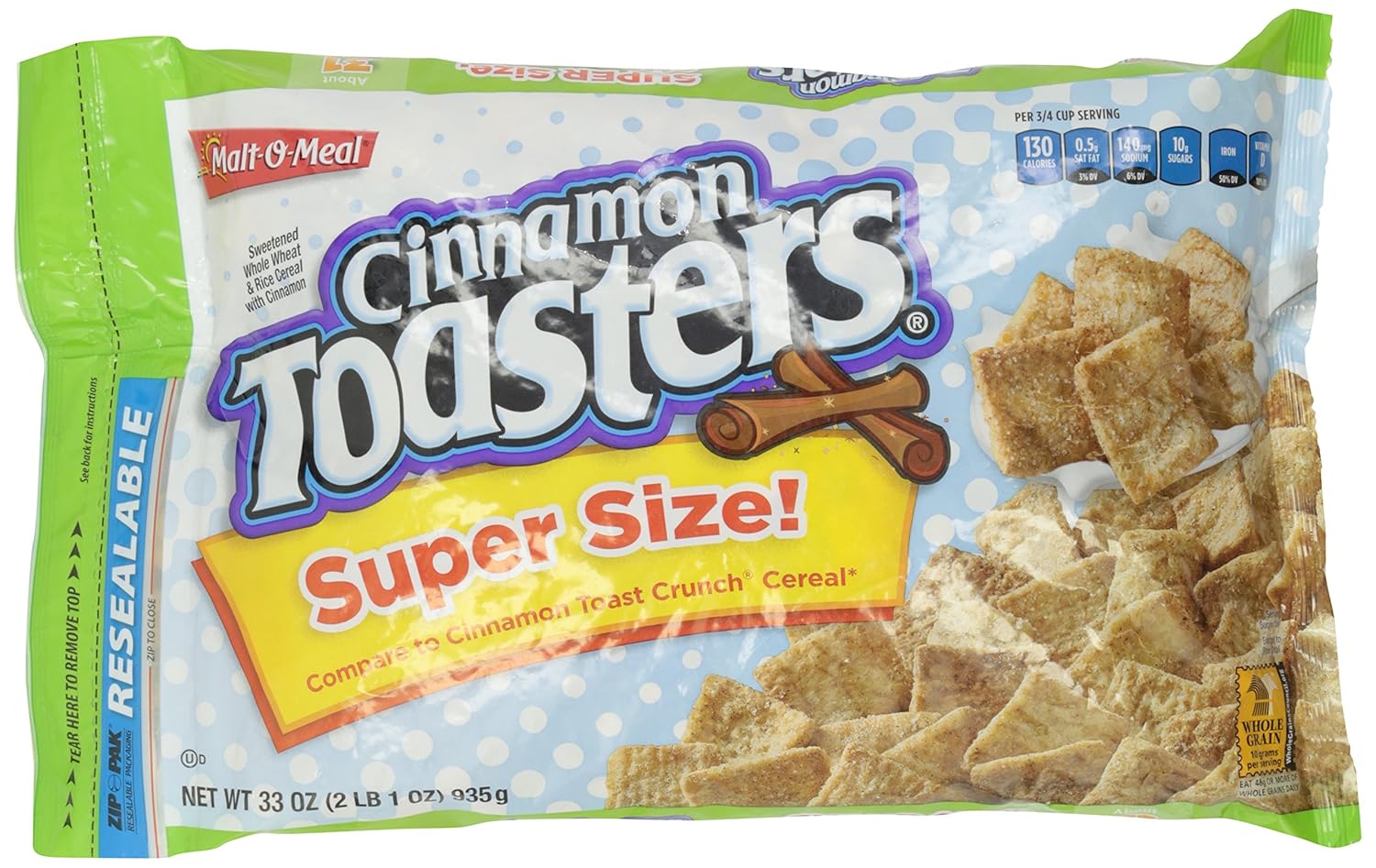 Amazon.com: Malt-O-Meal Cinnamon Toasters, 33 oz