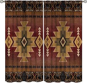 Amazon.com: AAVEUP Aztec Curtains for Bedroom,Rural Southwestern Native ...