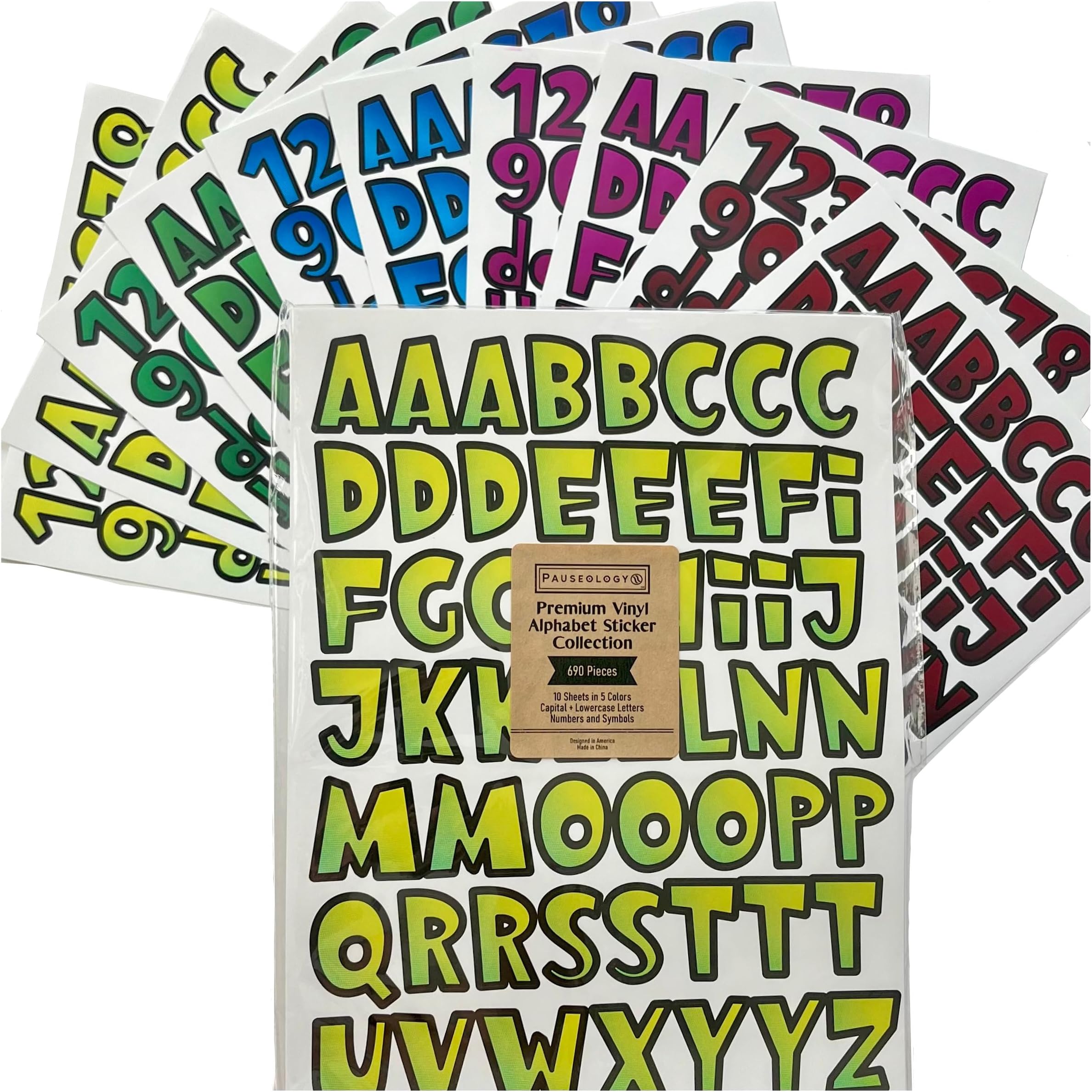 Amazon.com: 690 Piece Comic Book Superhero Pop Art Alphabet Stickers ...