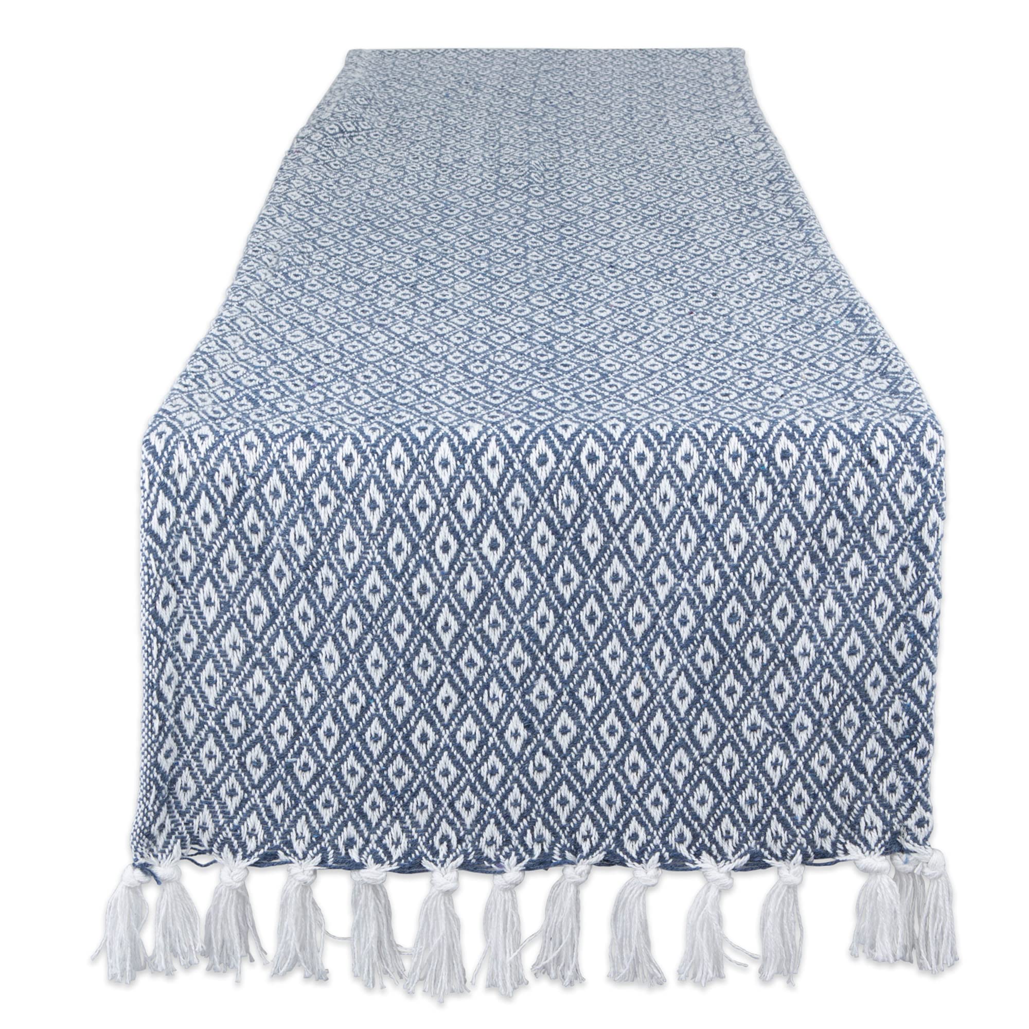 Snapklik.com : DII Farmhouse Mini Diamond Braided Table Runner