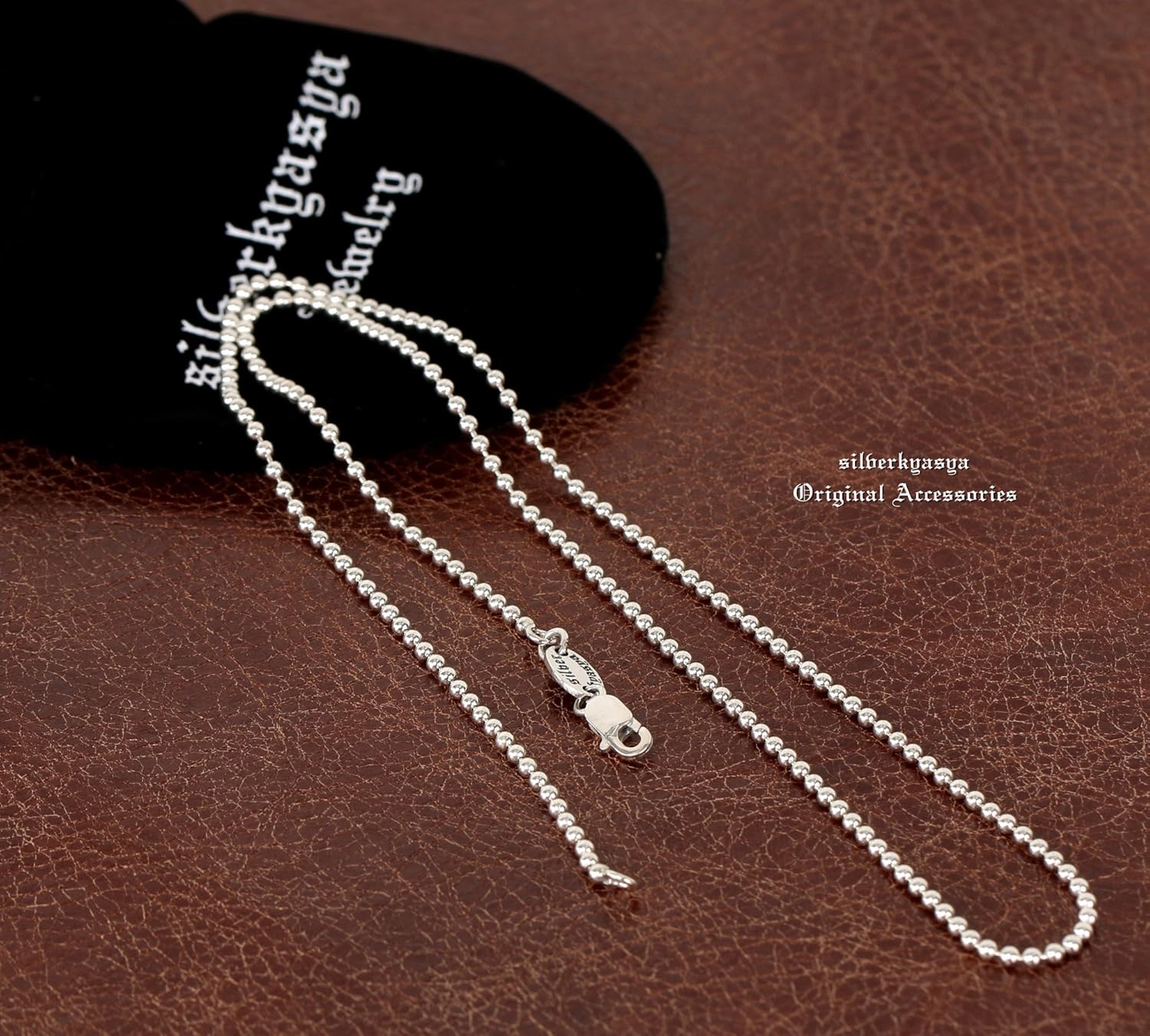 サイズ 新品 シルバー925 by ageha shop｜ラクマ チェーン・ペンダント/ボールチェーン2mm45cm /29の通販 ⌘くなってい