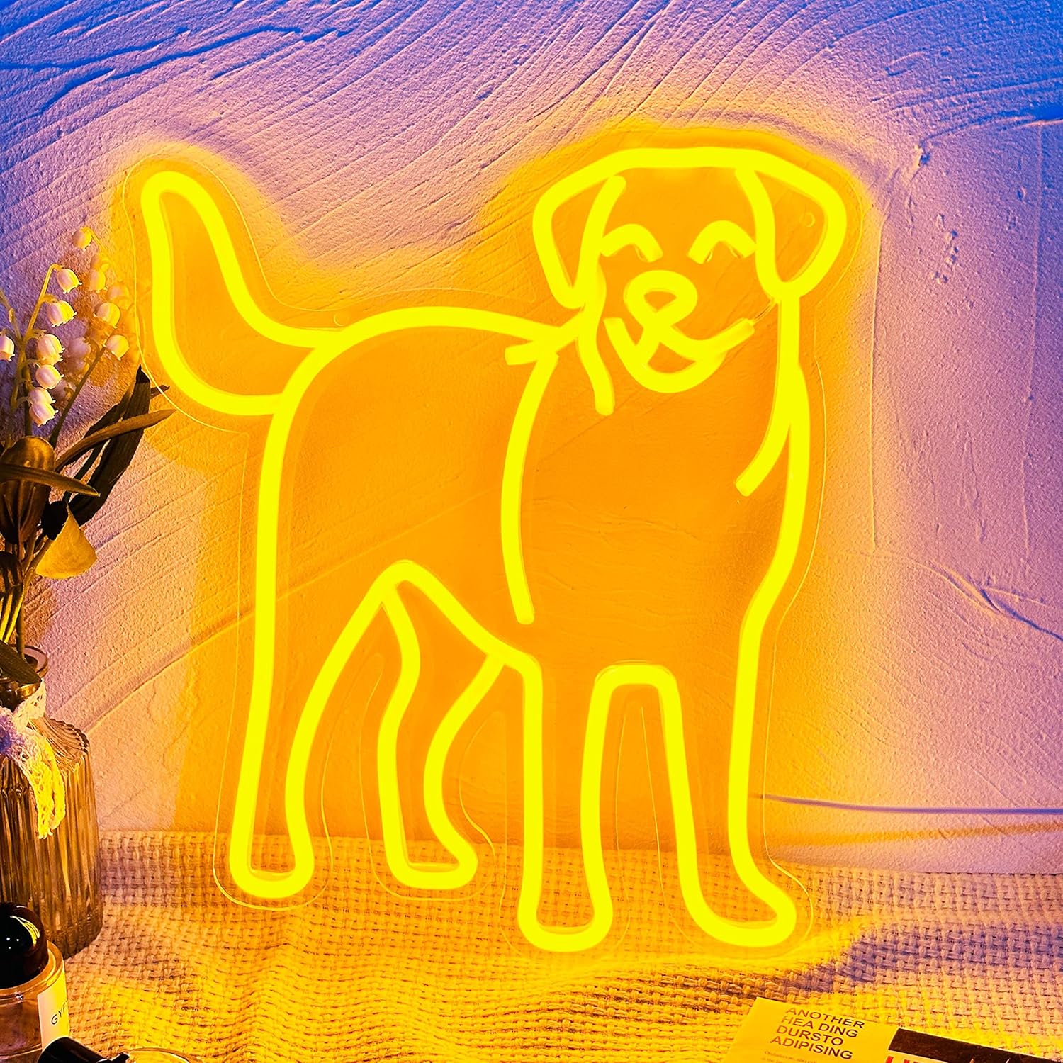 Amazon.com : iPuppy Labrador Retriever Neon Sign Labrador Retriever ...