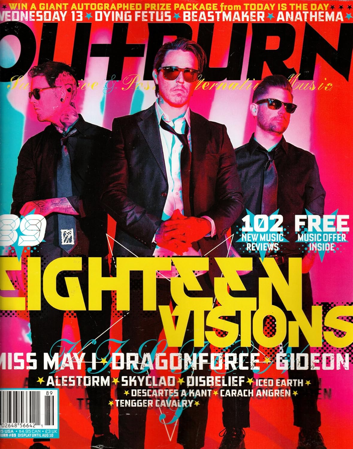 Outburn Magazine #89 – July 2017 | Eighteen Visions: Various: Amazon ...