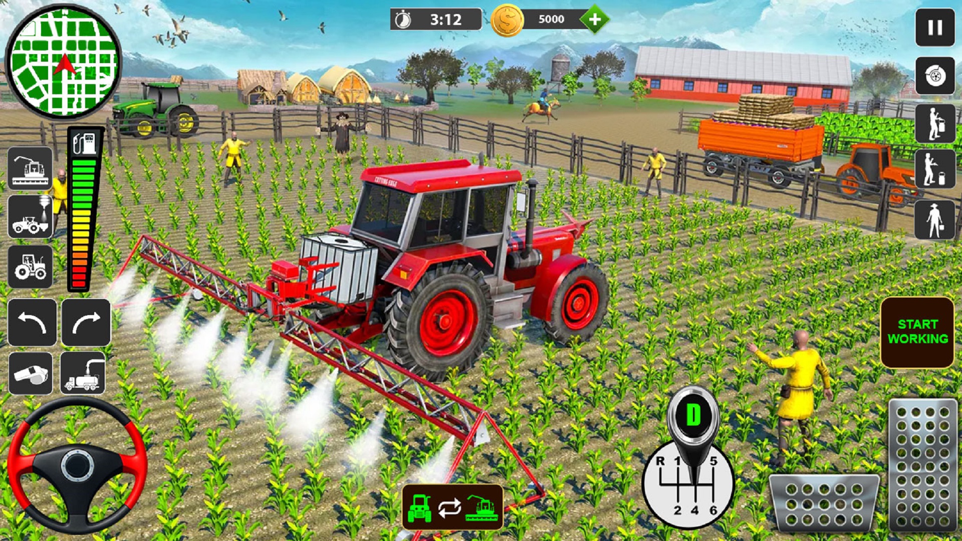 Real Tractor Driving Farming Games : Farm Tractor Simulator Farming ...