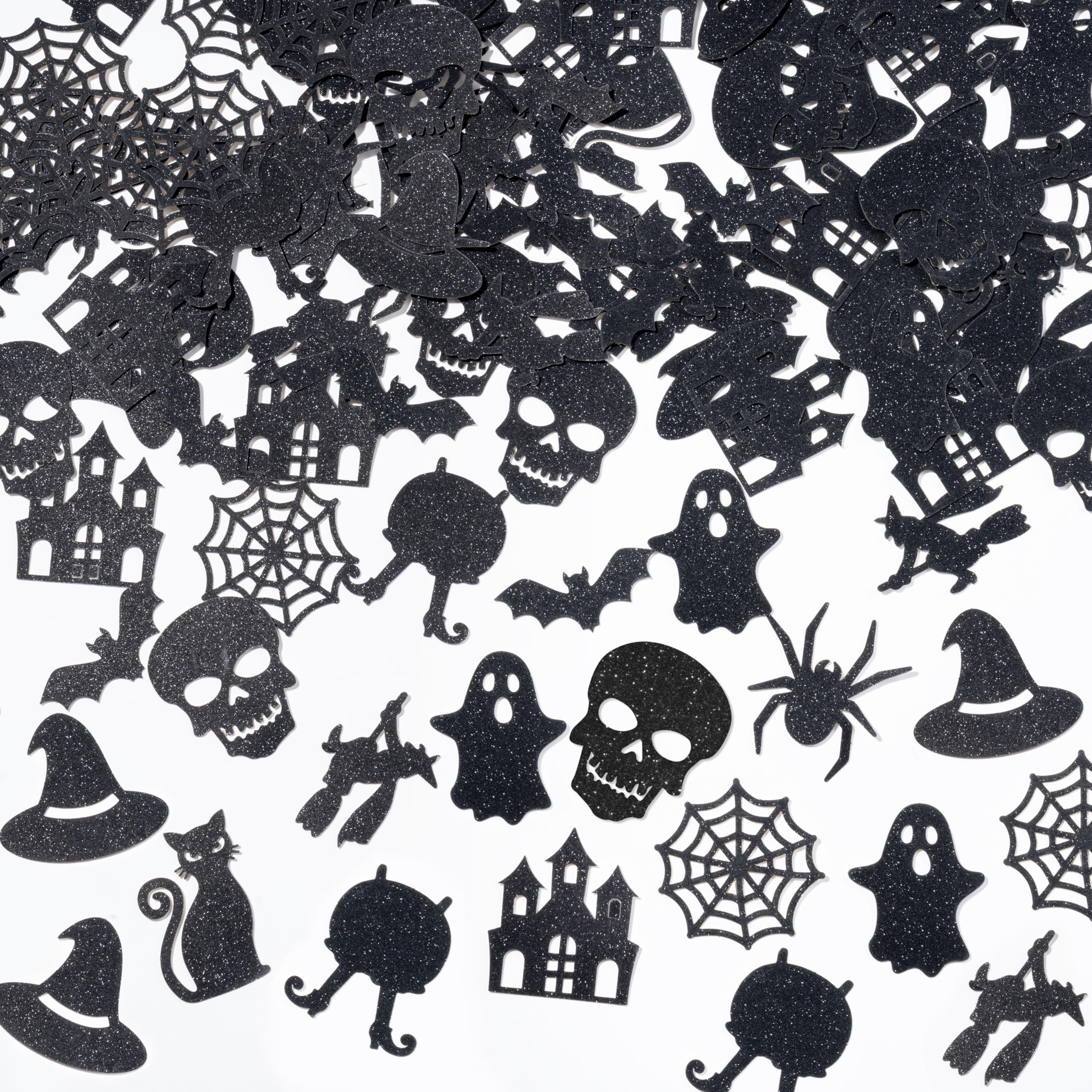 Amazon.com: BeYumi Halloween Black Table Confetti - 300Pcs Halloween ...